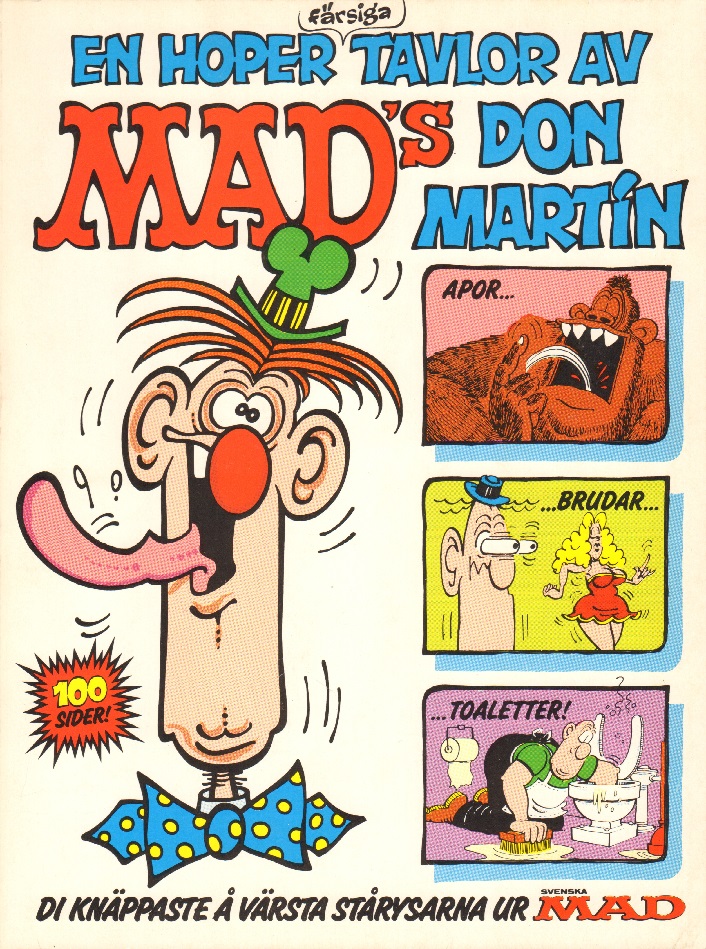 En hoper av färsiga tavlor av MAD´s Don Martin - Seriekällaren