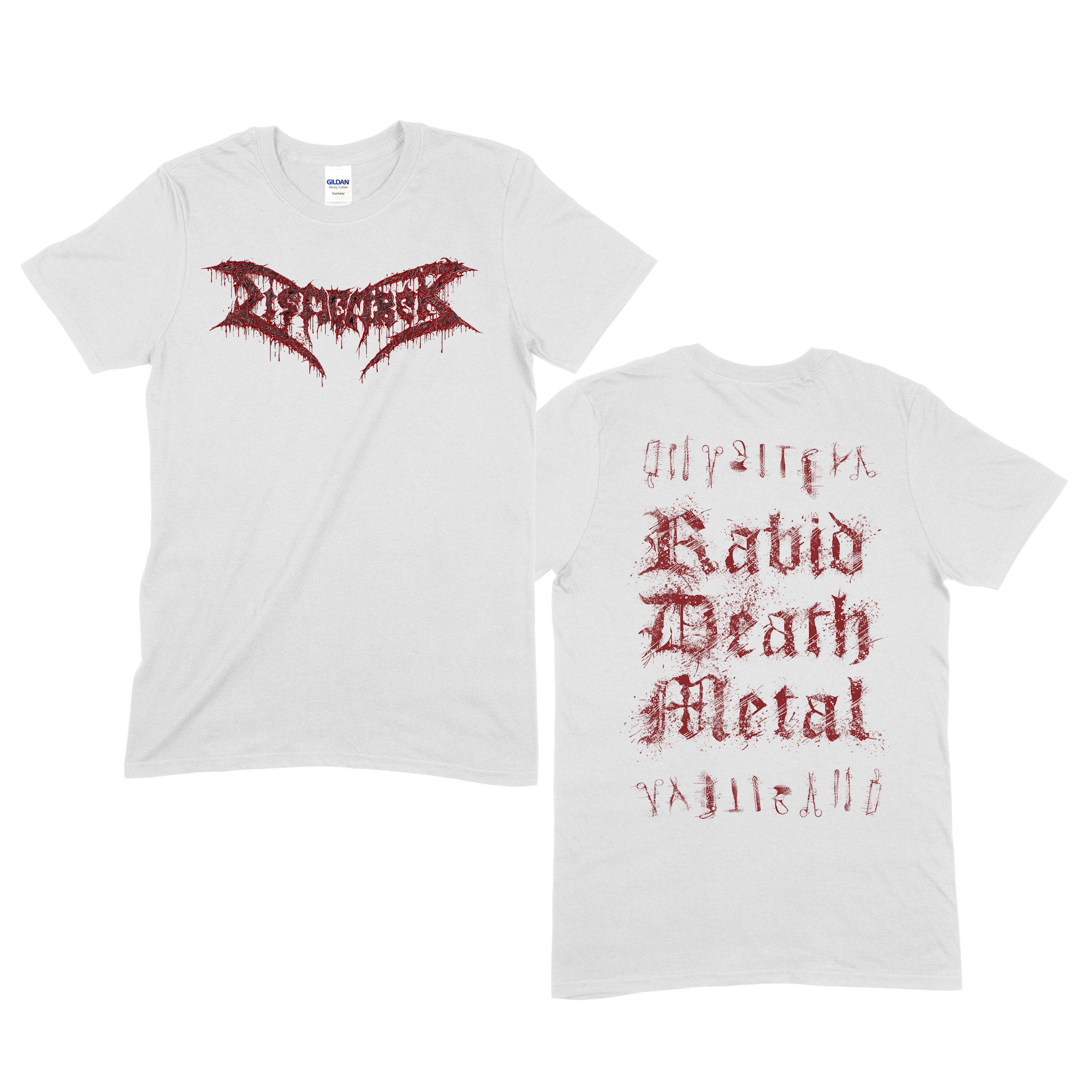 Dismember - DISMEMBER - T-SHIRT, RABID DEATH METAL (VIT)