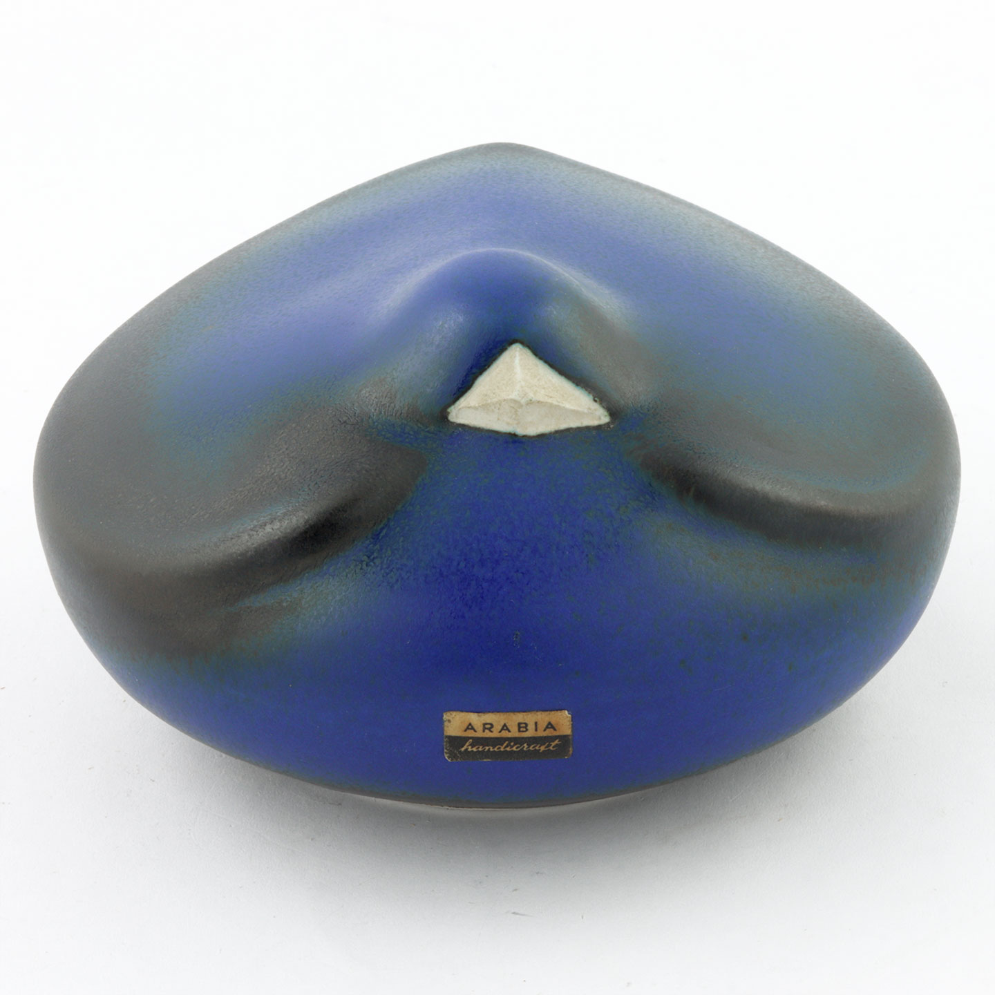 Peter Winquist (Arabia 1960s) Blue/Black Modern Bird 12/7 cm