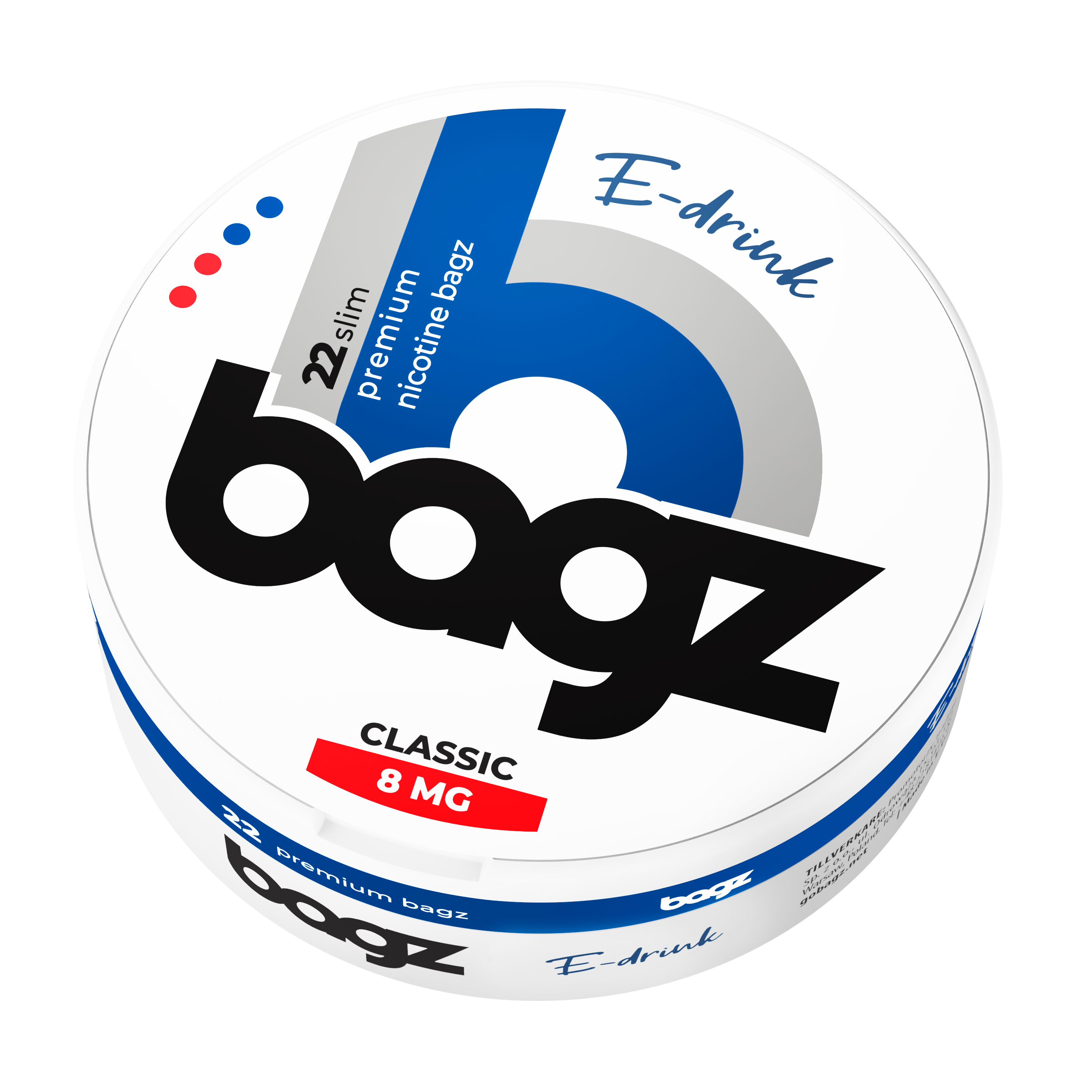 BAGZ Energy Drink 8 mg - FLAMECLUB SWEDEN AB