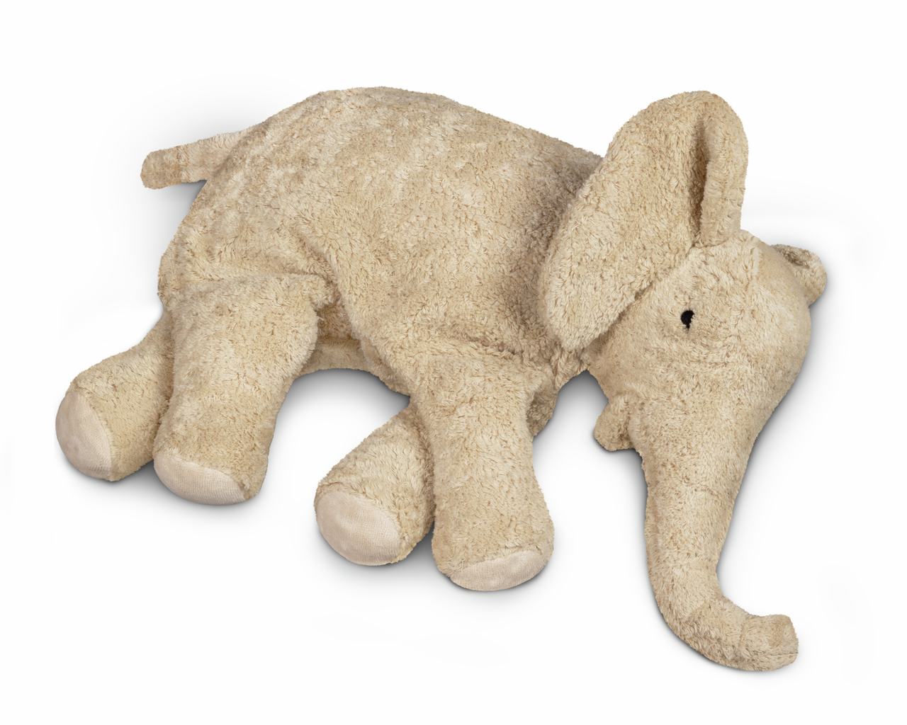 Stor ljus elefant cuddly mjukdjur med värmekudde ekologisk - Senger ...
