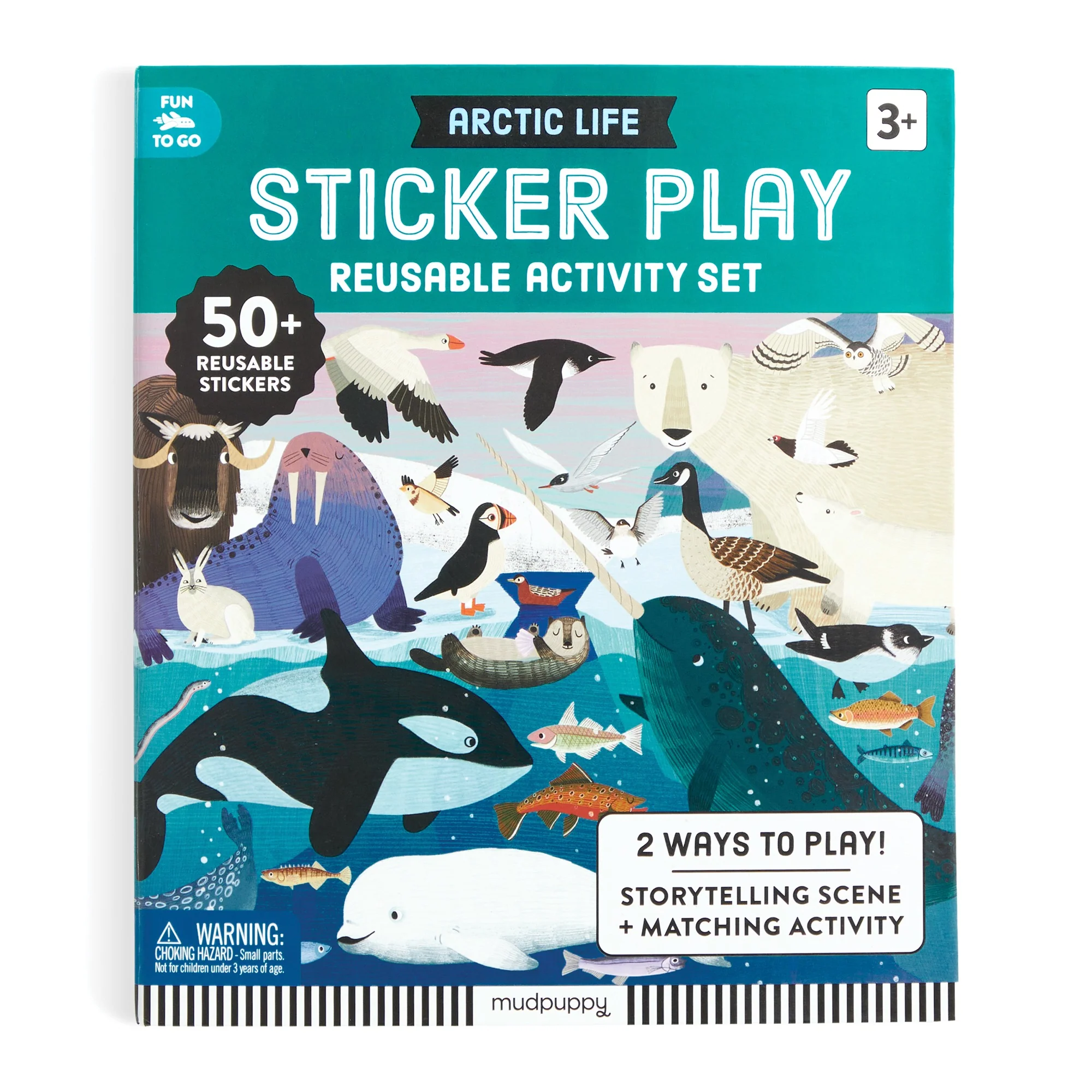 Arctic Life Sticker Play Reusable Activity Set (Sticker Book or Pack ...