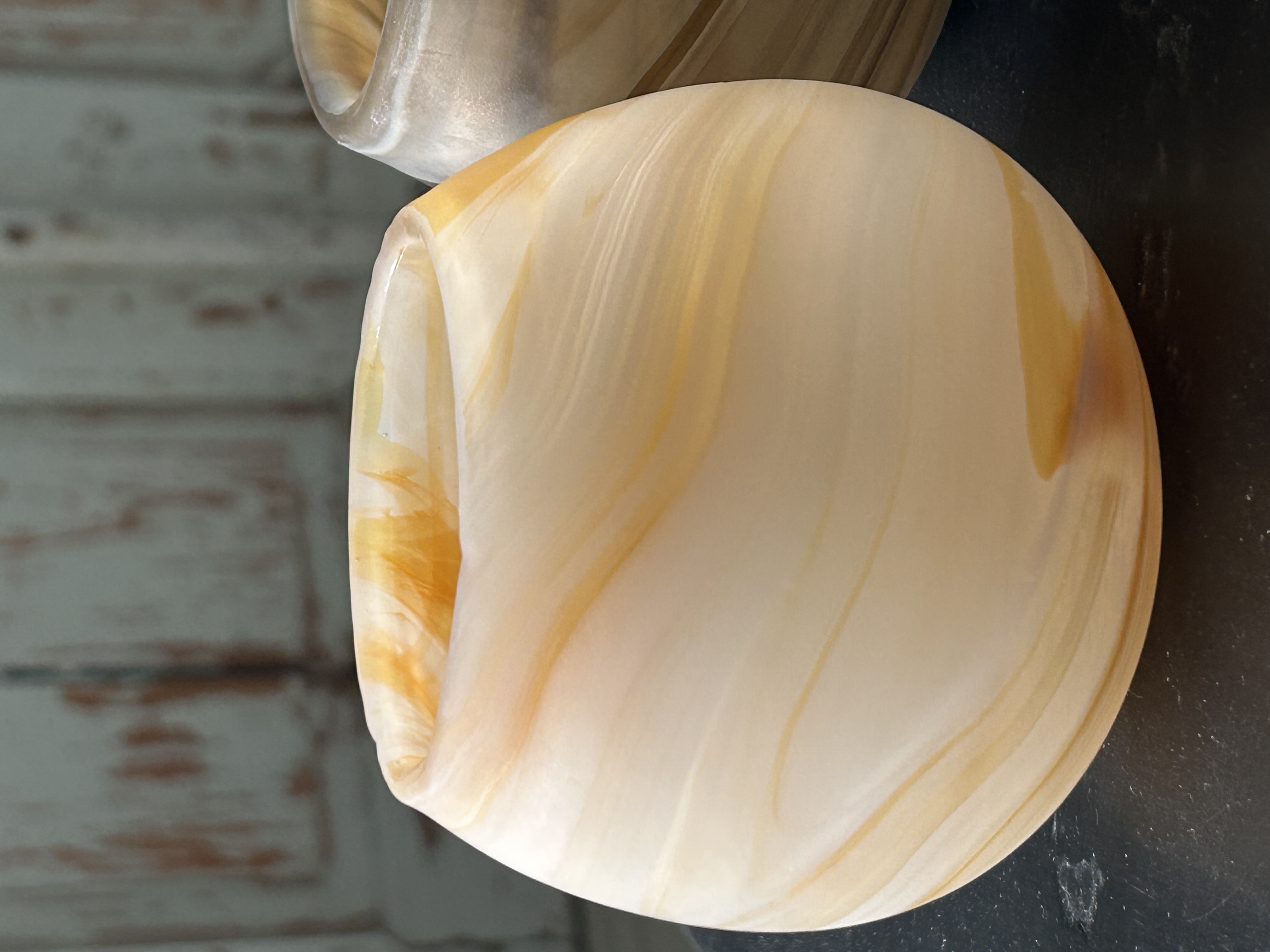 Vita Ranunkler - Swirl glaslykta (mustard mix)