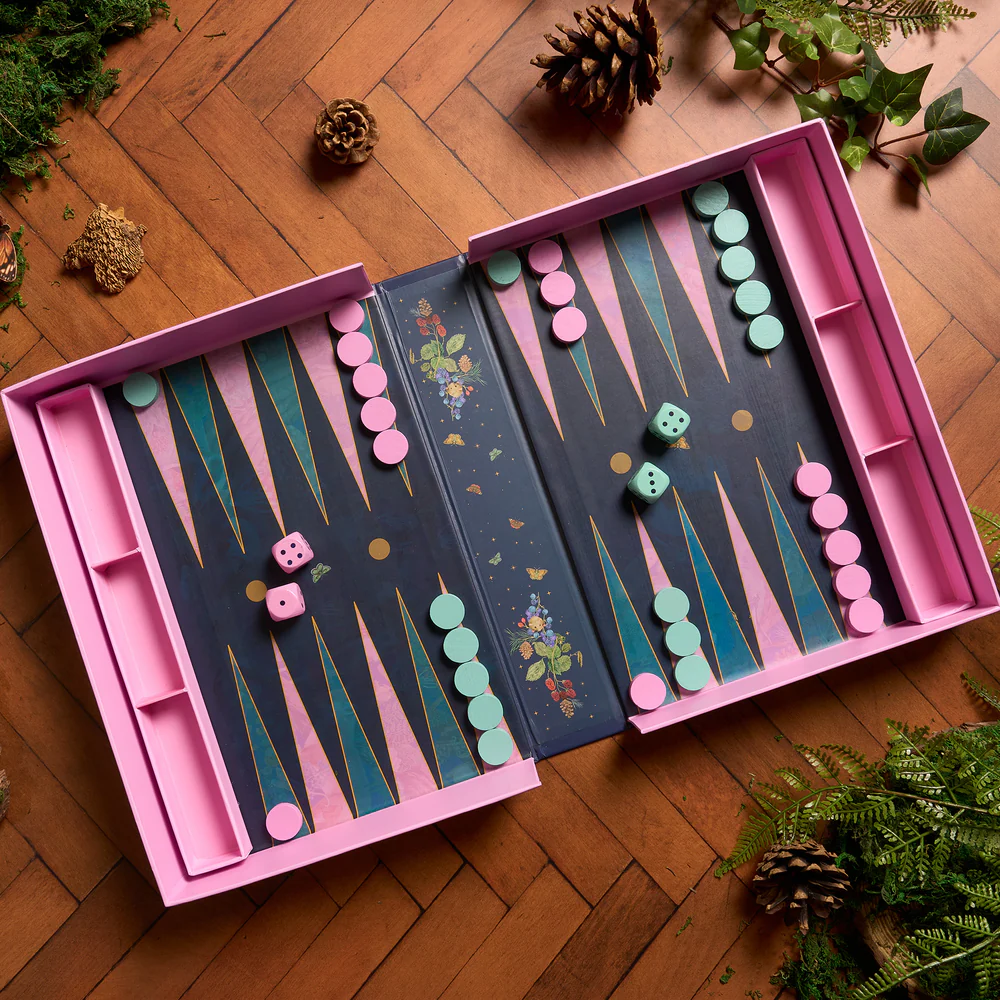 The Art File Backgammon Family Board Game - paperme.se