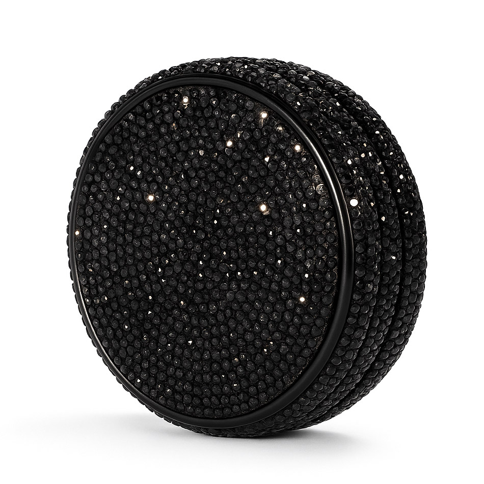 Snusdosa Glitter Svart - FLAMECLUB SWEDEN AB