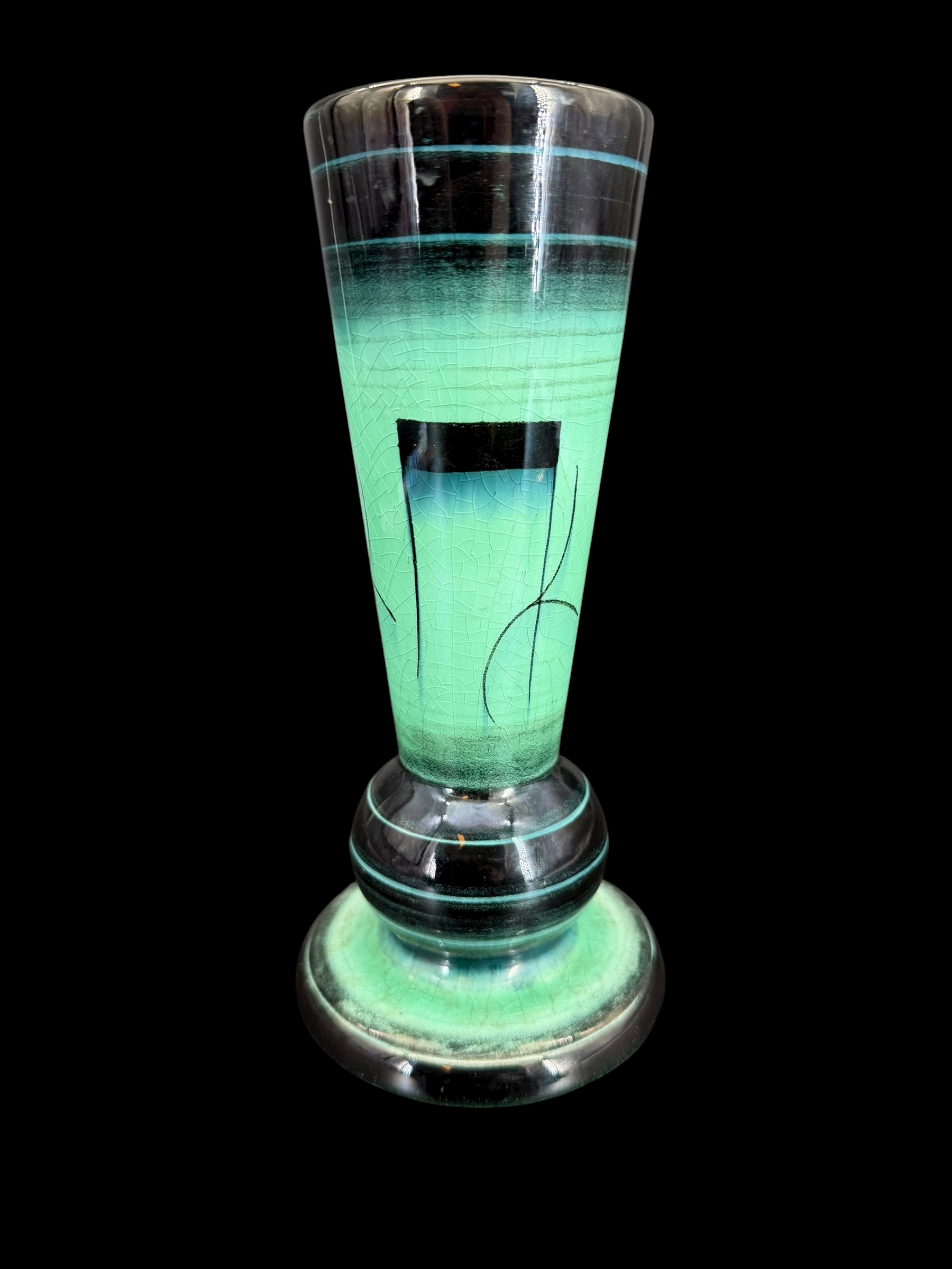 Rörstrand, Ilse Claeson "serie V", vase, Art Deco, Rörstrand 1930s ...