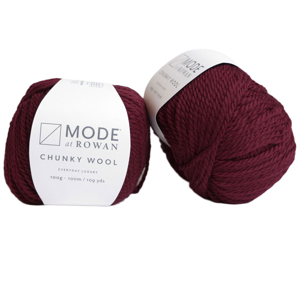 Rowan Chunky Wool Burgundy 20 | Garn Hippstick