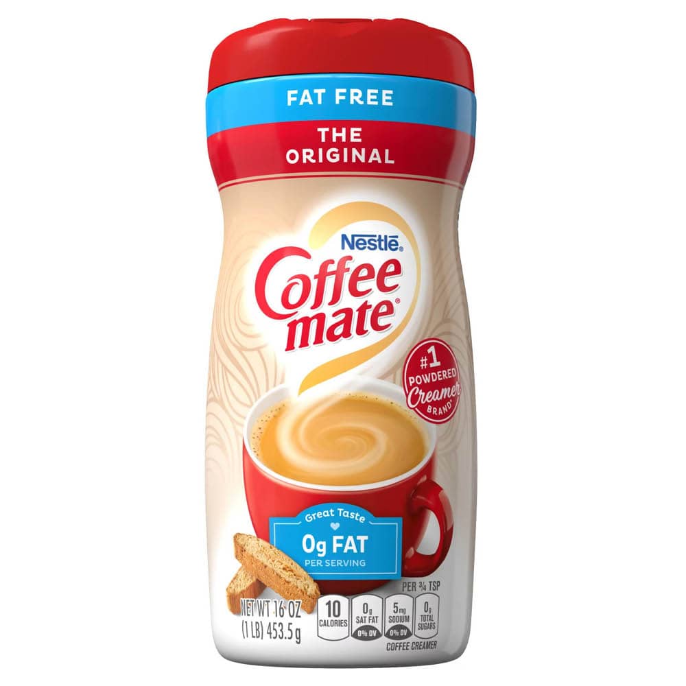 Coffee-Mate Fat Free Original Powder Creamer (454 g) - Tasty America ...