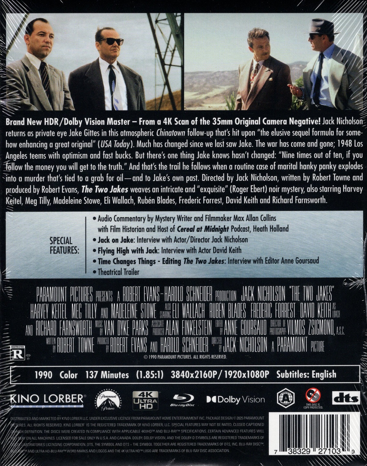 Two Jakes (ej svensk text) (4K Ultra HD + Blu-ray) - Kvarnvideo.se