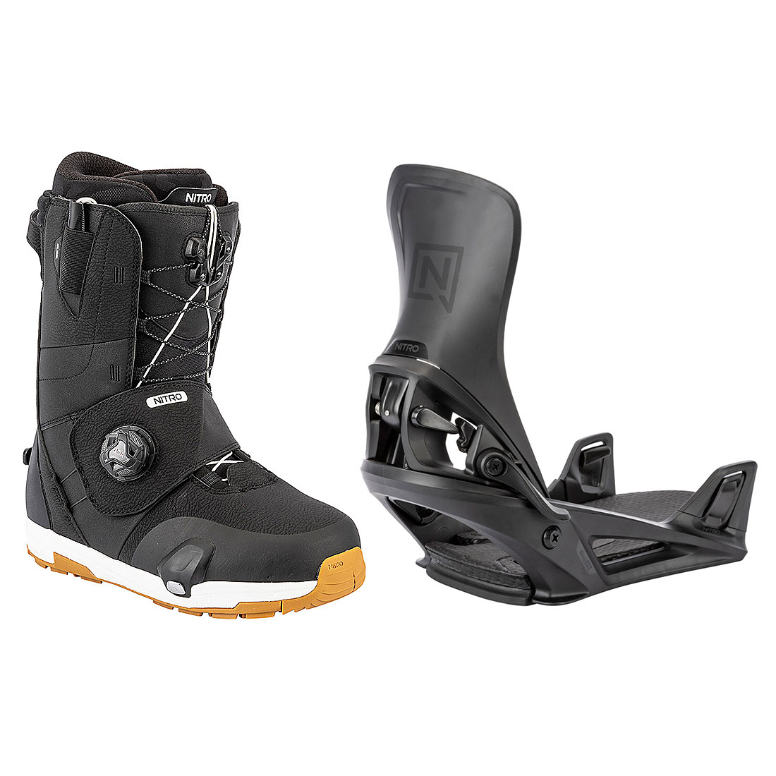 Nitro Step On Set - Venture TLS Boots + Binding - Standtallshop.com