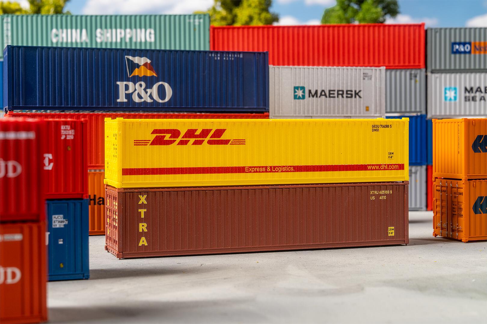 Container 40' DHL & XTRA (2st) - Habo Hobby