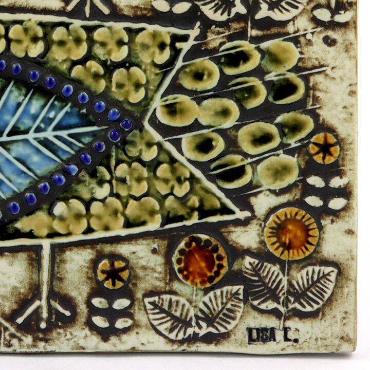 Lisa Larson (Unik 1961) Beautiful Birds Wall Plaque (4)