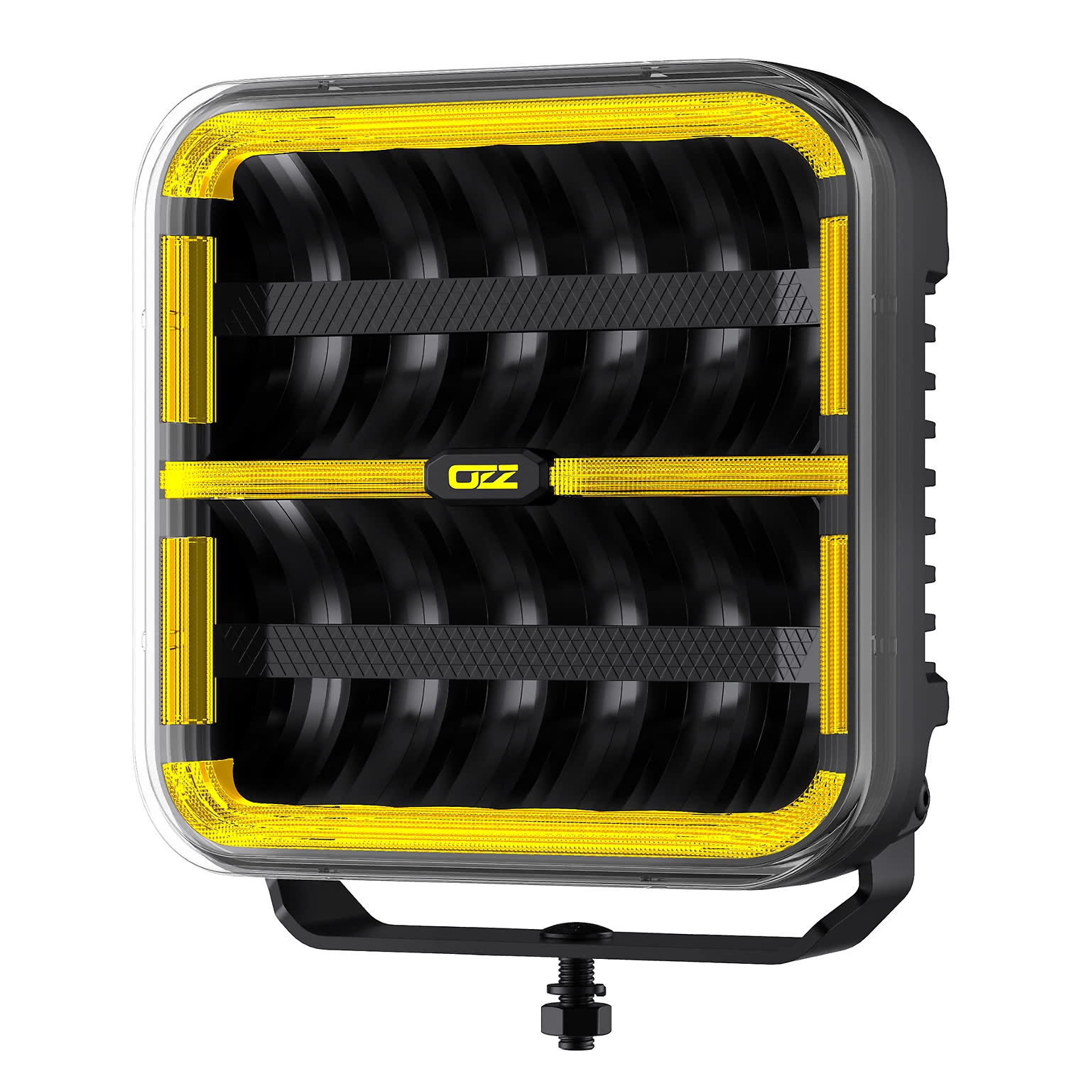 OZZ Square 9 LED Extraljus | Black - Extraljuskungen.se