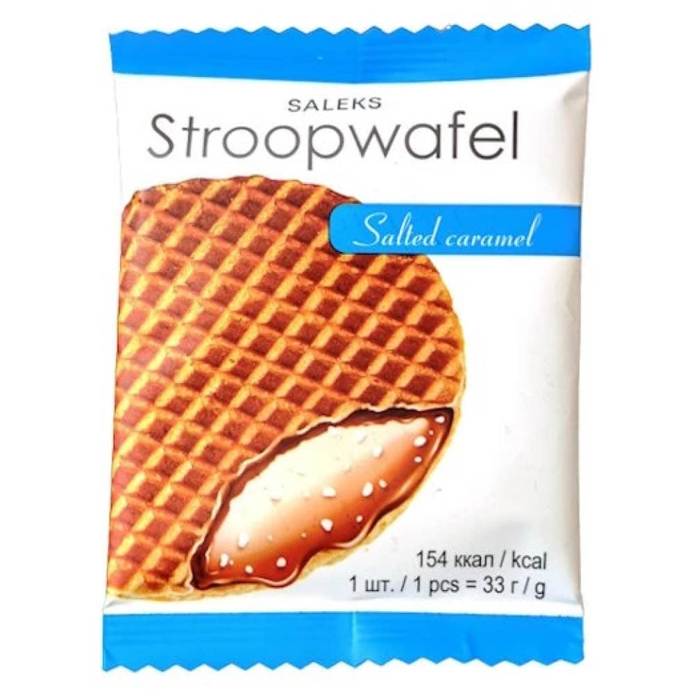 Stroopwafel Salted Caramel 33g - Tasty America- American Candy, Snacks, Food & Soda Online