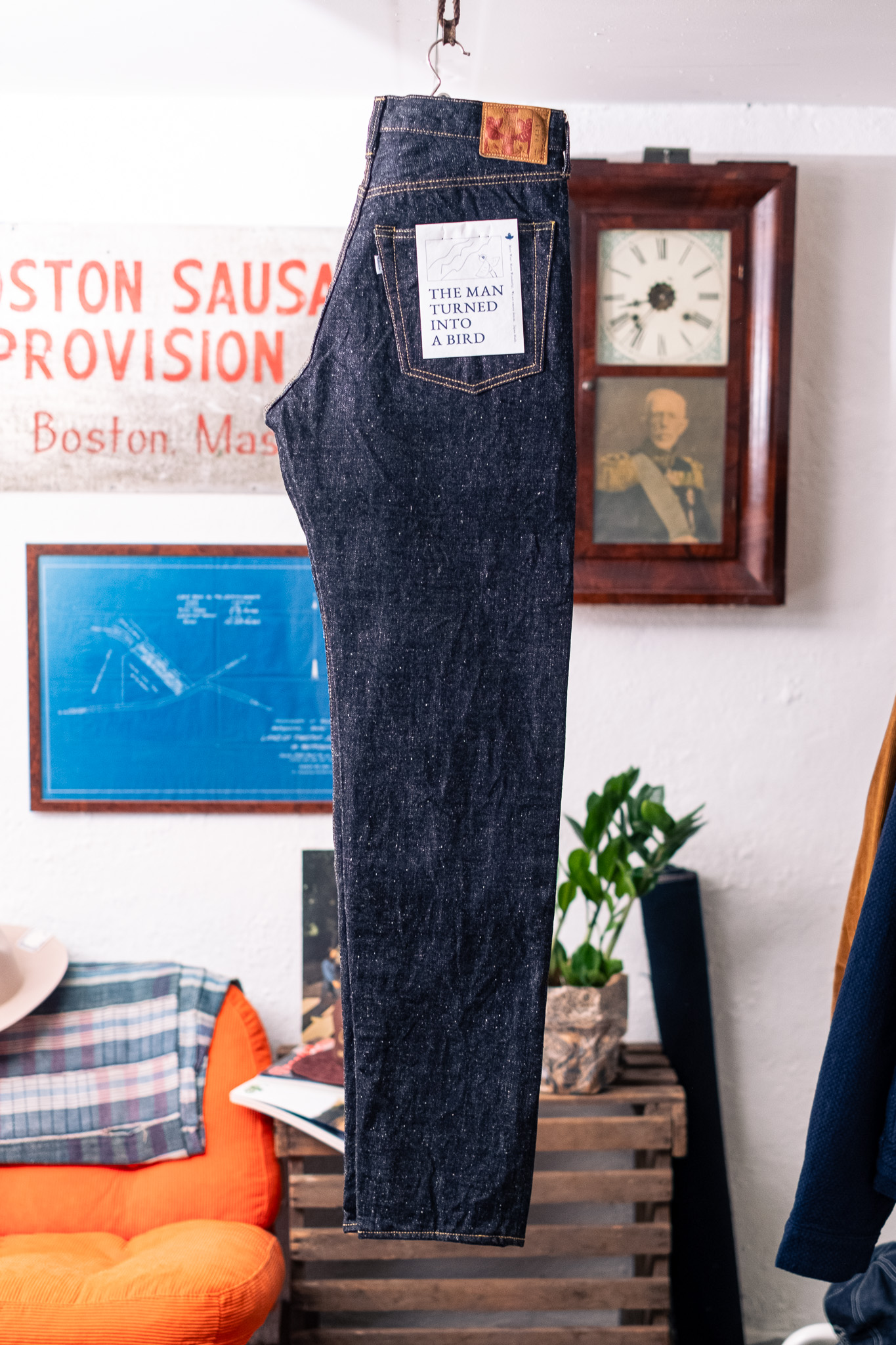 Omoto Denim - 0411 15.5oz Slub-Nep Denim Straight Fit - Göteborg Manufaktur