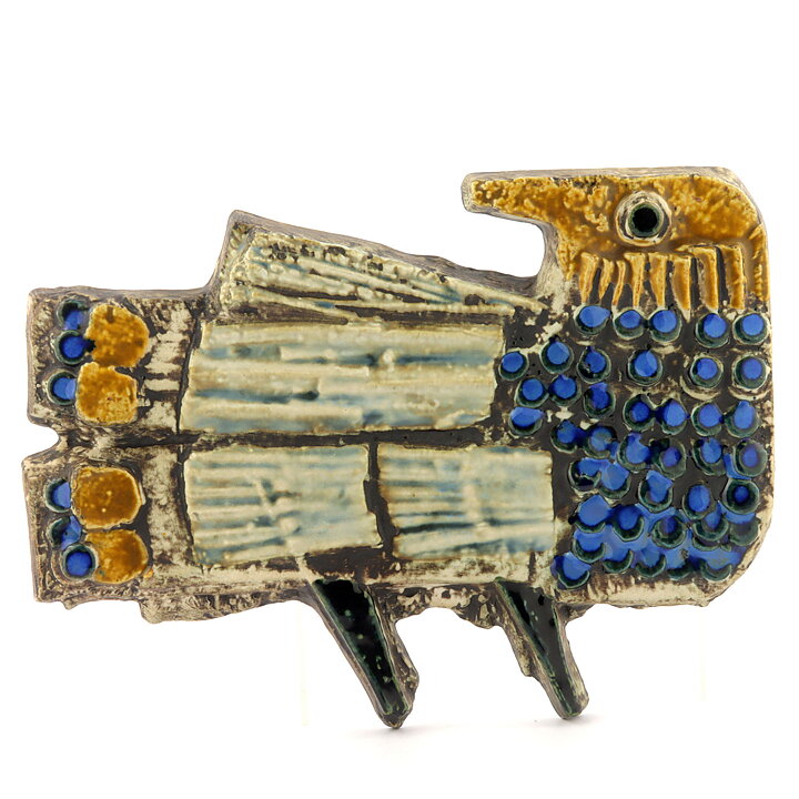 Lisa Larson (Väggplattor 1963) Enchanting Backward-Looking Bird Wall ...