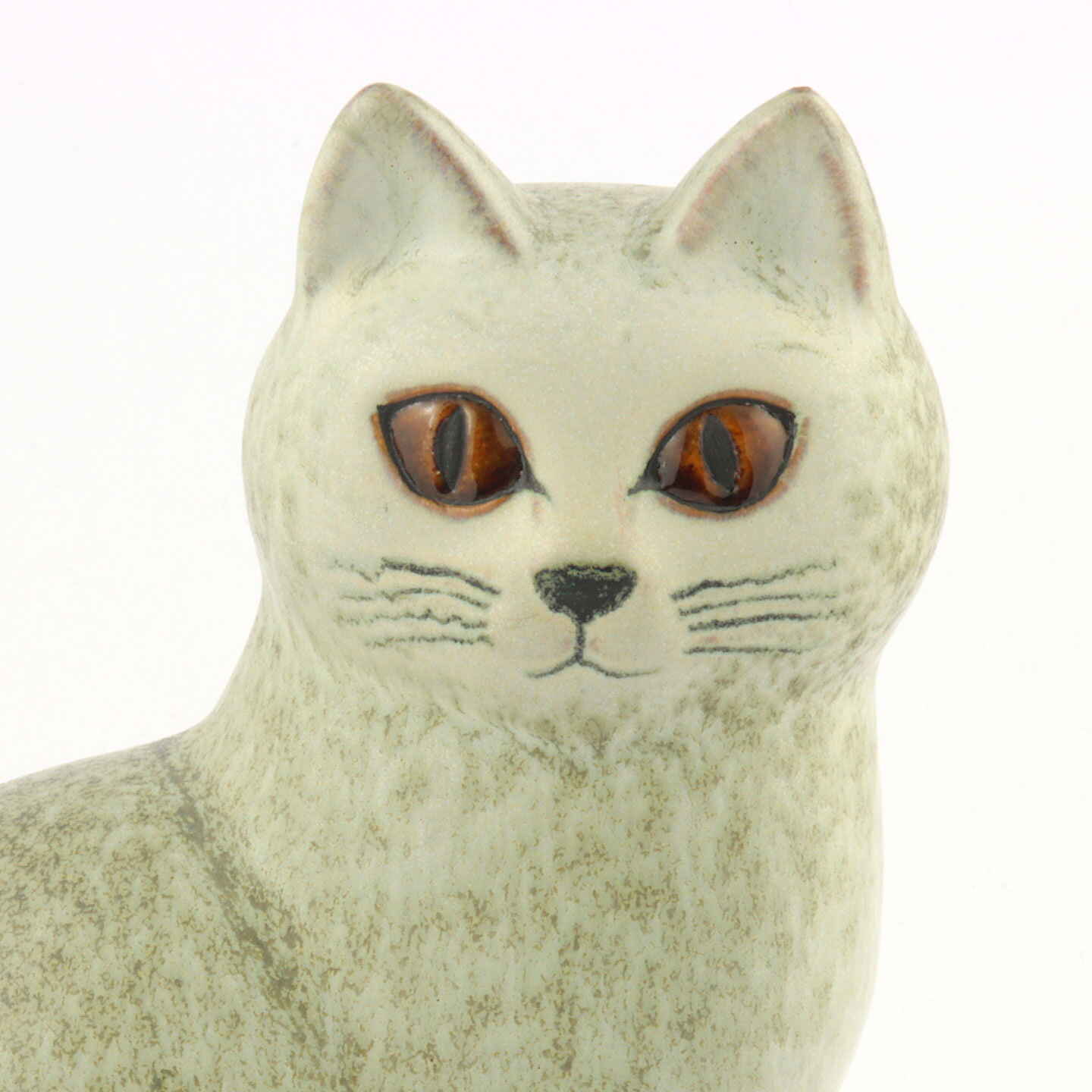 Lisa Larson (1975) White Cat Murre Midi 21 cm (2)