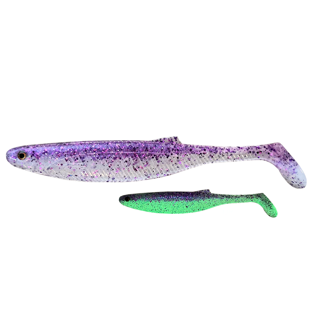 Headbanger BangerShad 12 cm/9g - 5-pack -Deep Purple Glow - VILDMARKEN ...