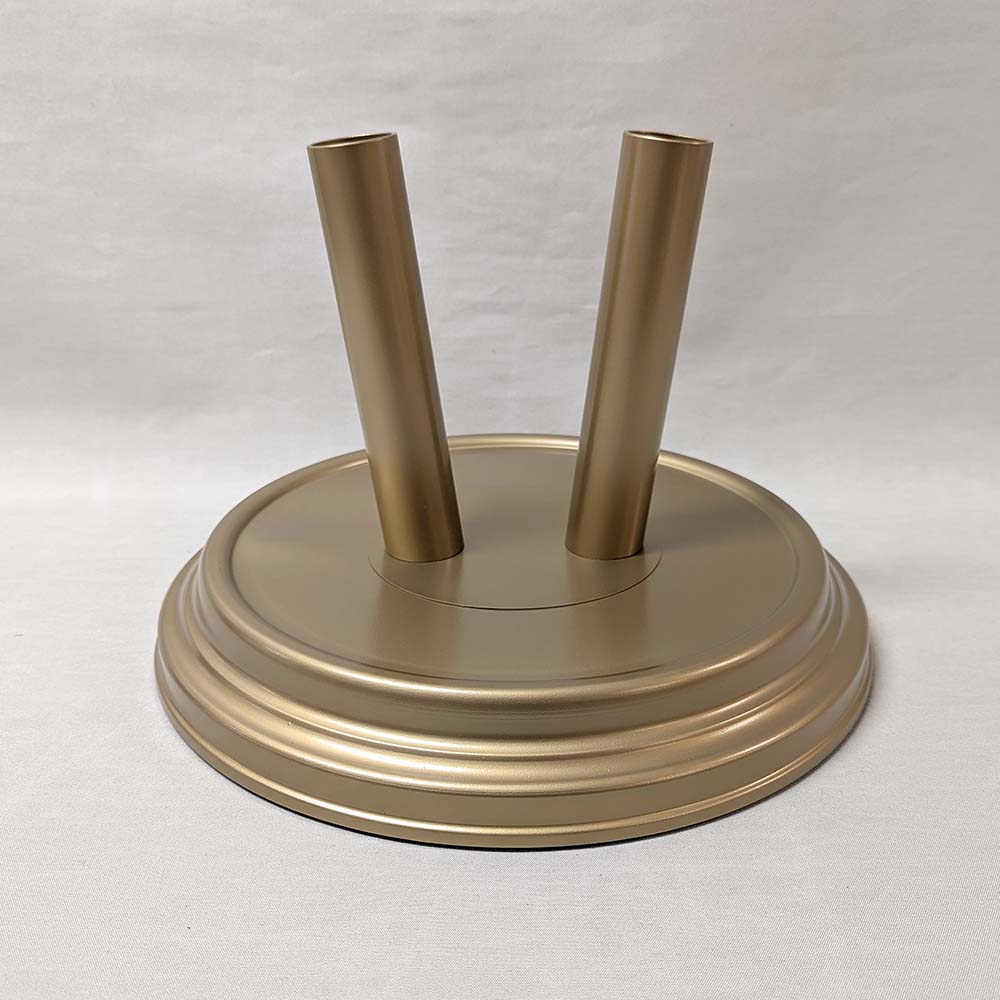 Ceremonial Flag Floor Stand 2a Gold colored 32 cm - Flaggfabriken National