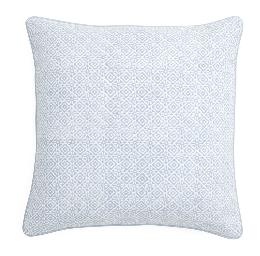 Chamois Cushion Cover Simmi Dusty Blue - Hamptons