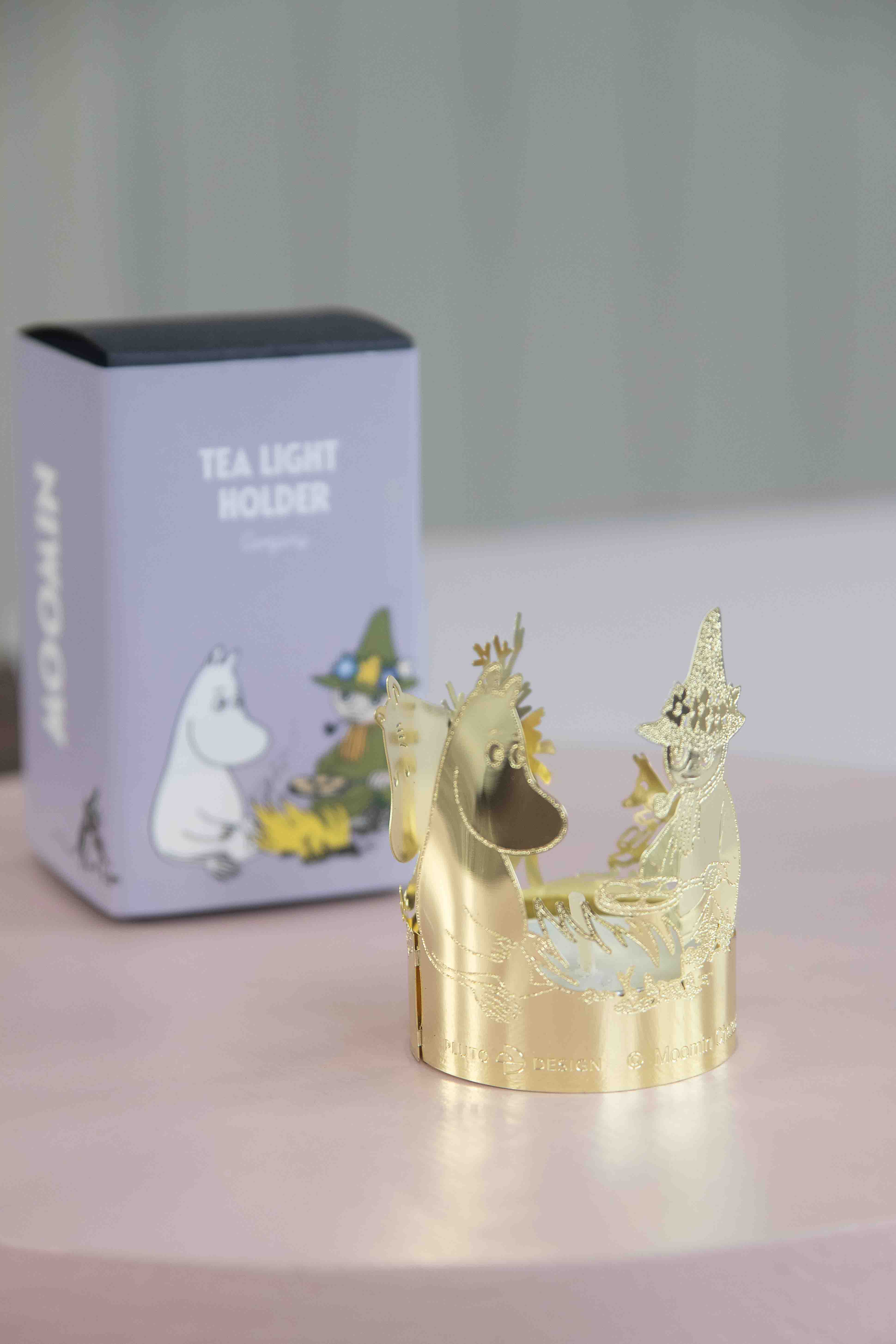 TEALIGHT CANDLE HOLDER MOOMIN CAMPING - Pluto Design Retailers