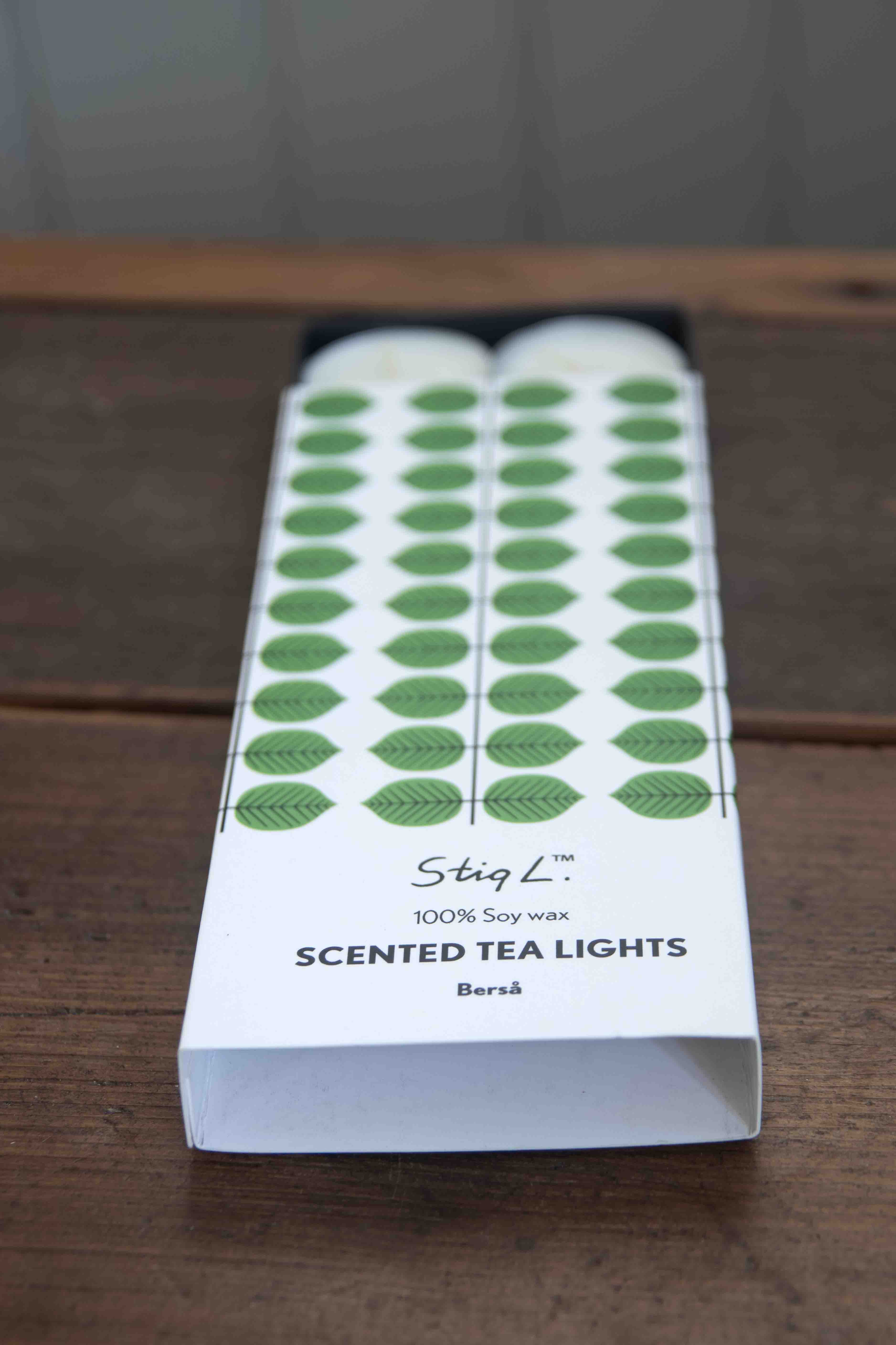 SCENTED TEALIGHTS STIG L. BERSÅ 10-PCS - Pluto Design Private customer
