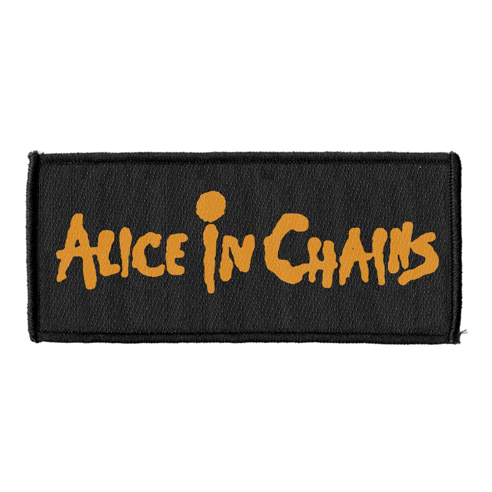 Alice In Chains Logo Orange Patch - Rockzone