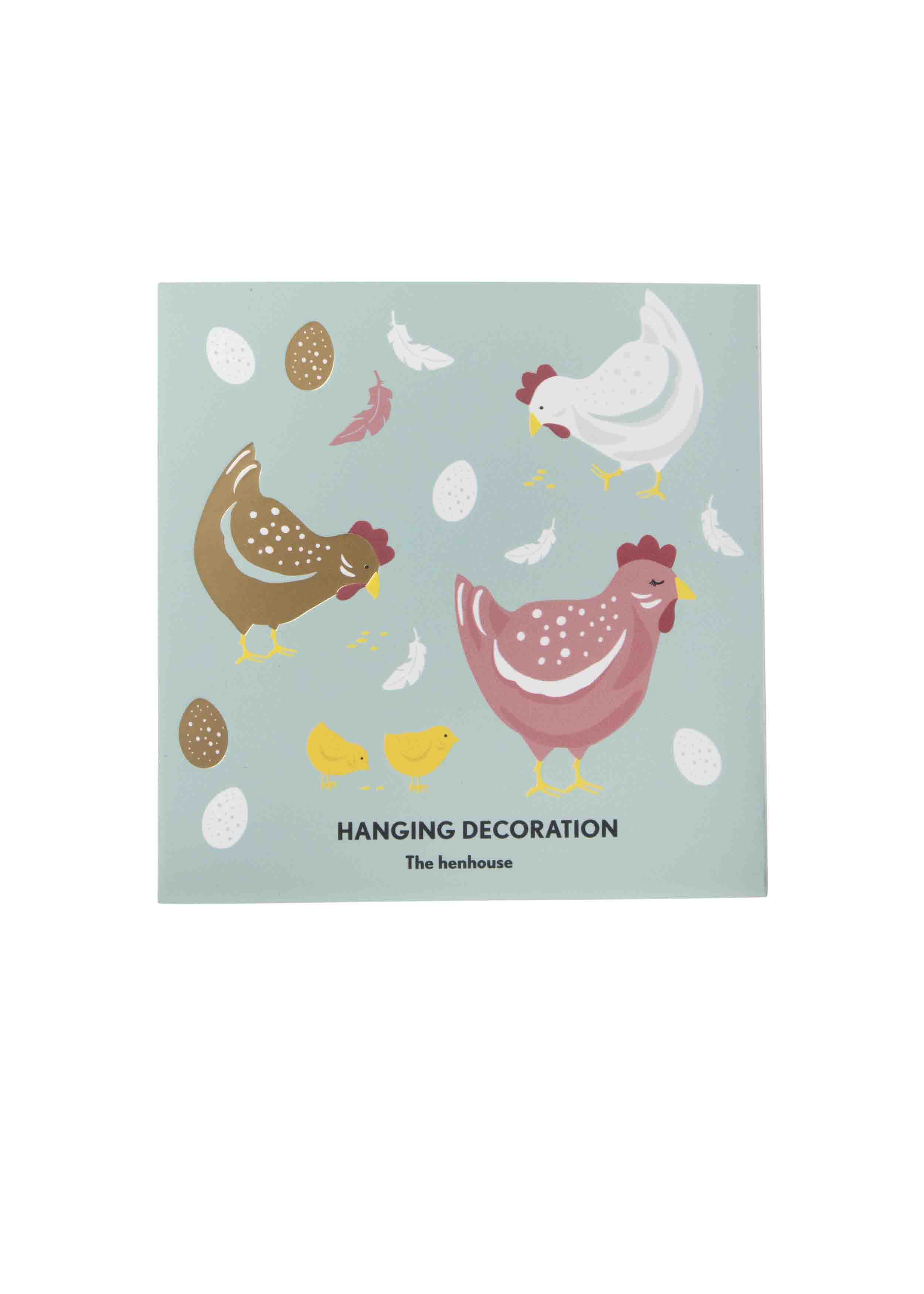 HANGING DECORATION HENHOUSE - Pluto Design Private customer