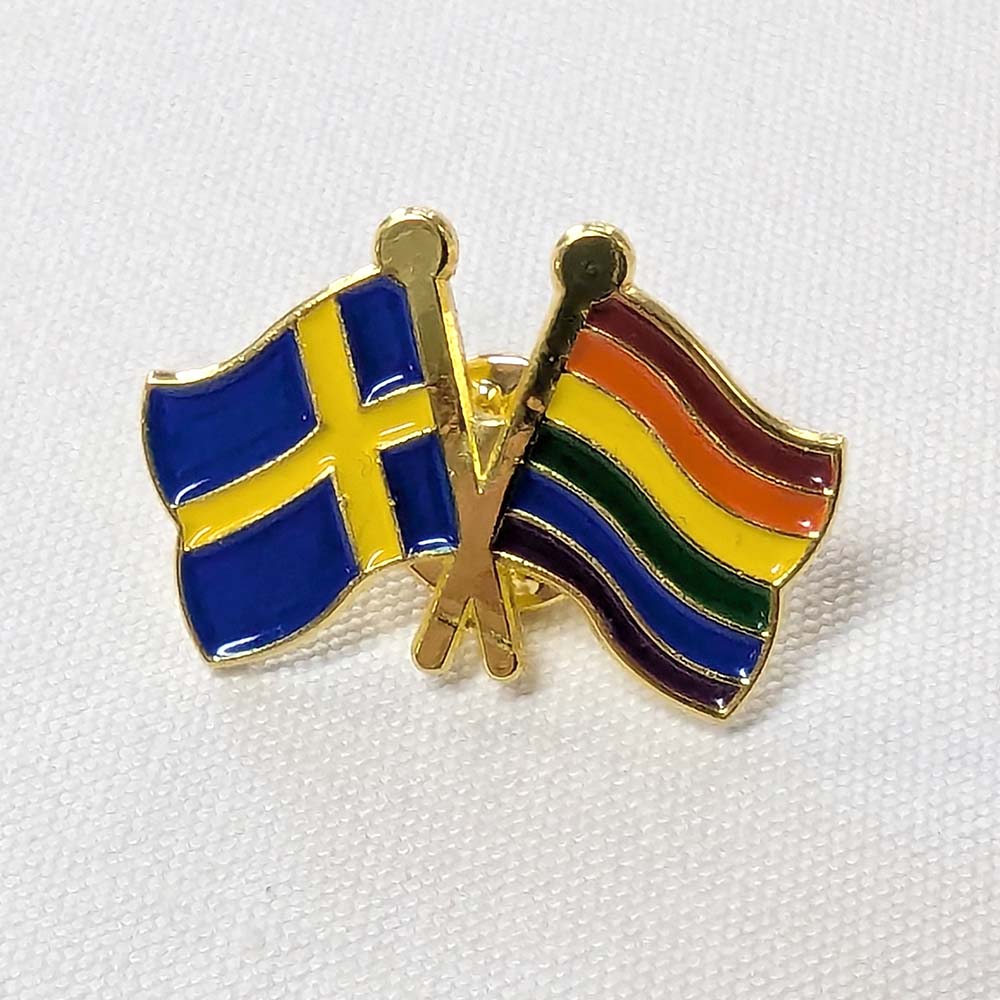 Pins Sweden-Pride - Flaggfabriken National