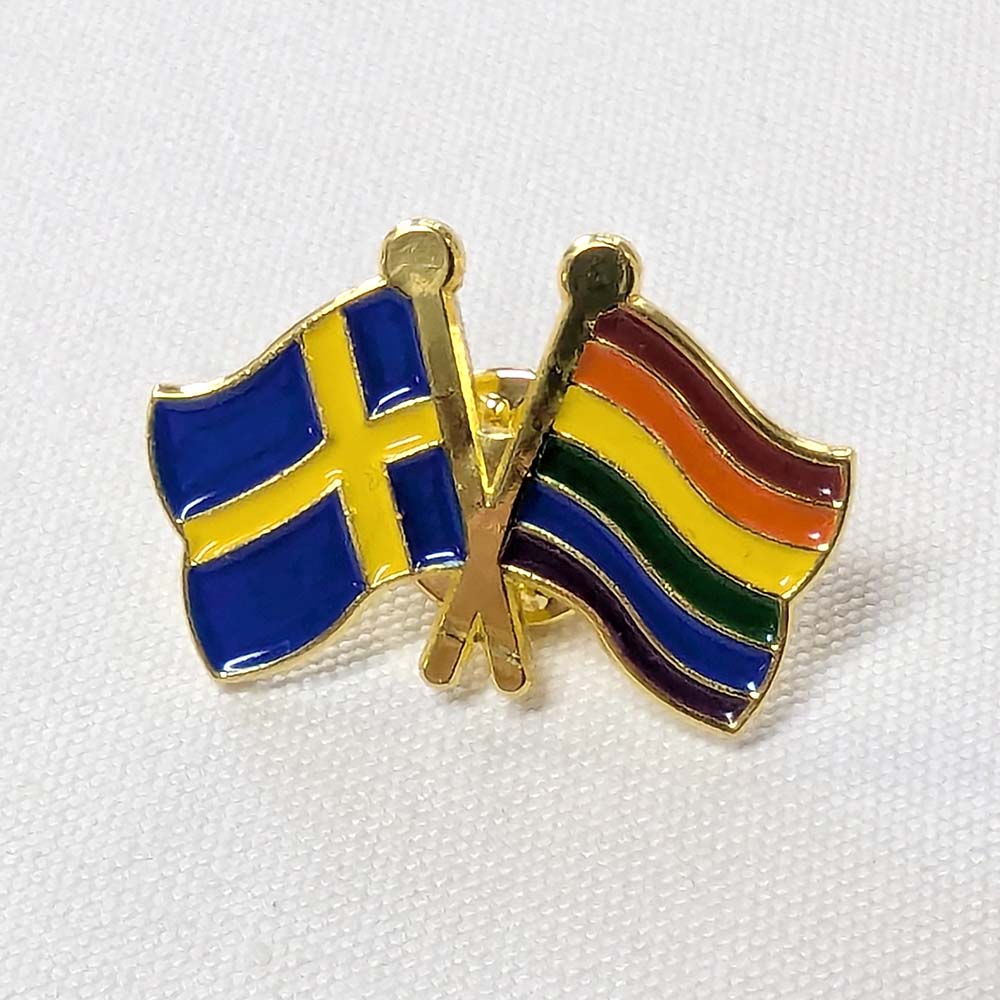 Pins Sweden-Pride - Flaggfabriken National