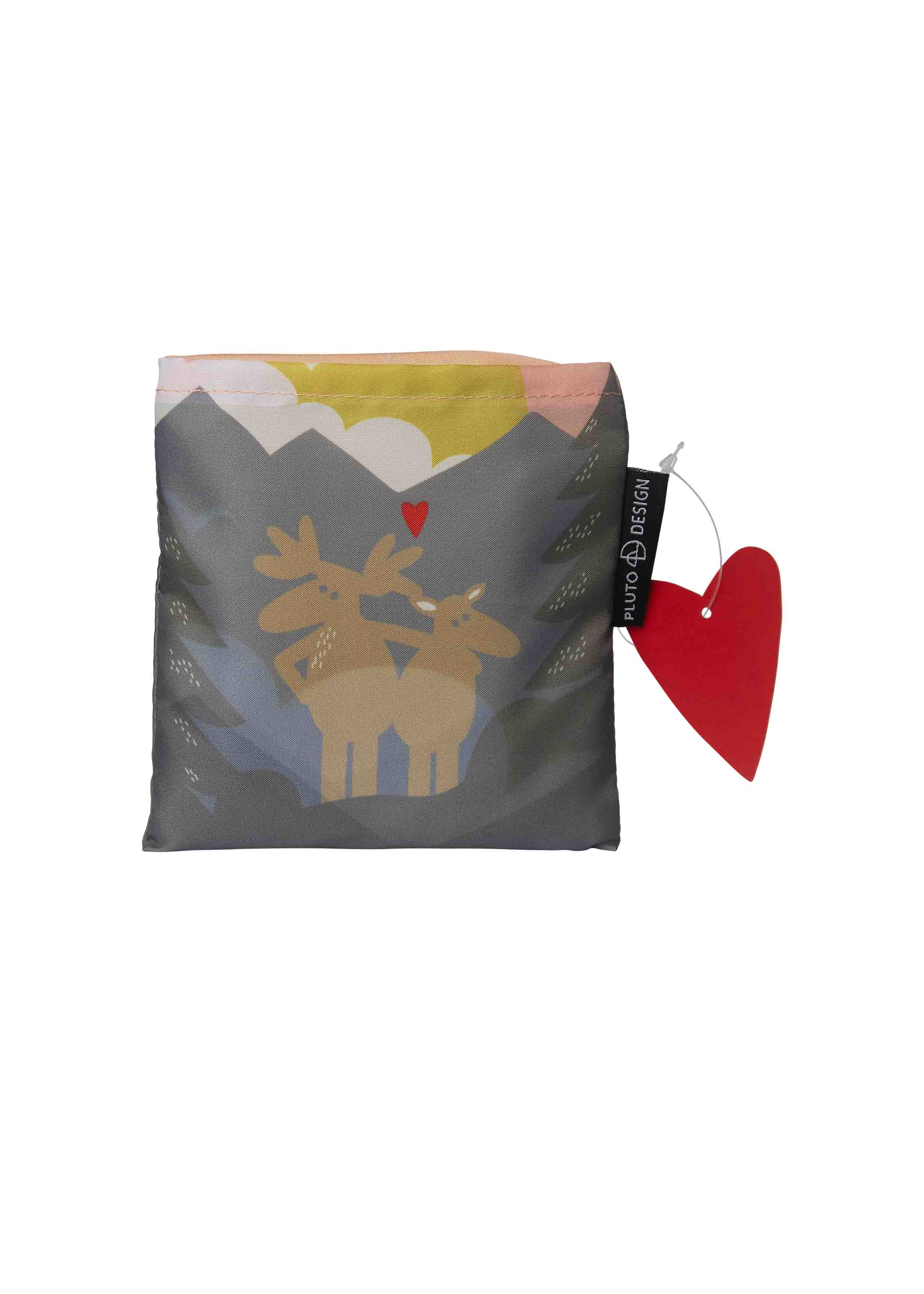 SHOPPING BAG MOOSE IN LOVE - Pluto Design Private customer