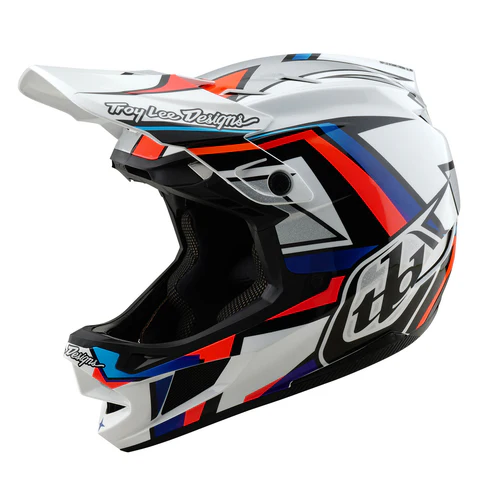 D4 Composite Helmet Frames White / Silver Size M/L - Blue N' Yellow ...