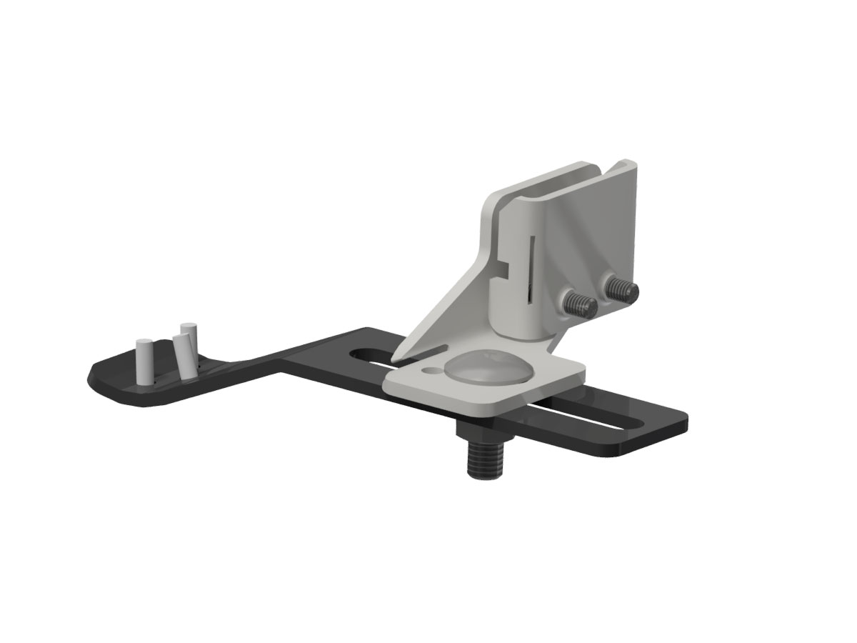 Bracket for S-BAR - Right install plate - QPAX - Frontbars, roof top ...