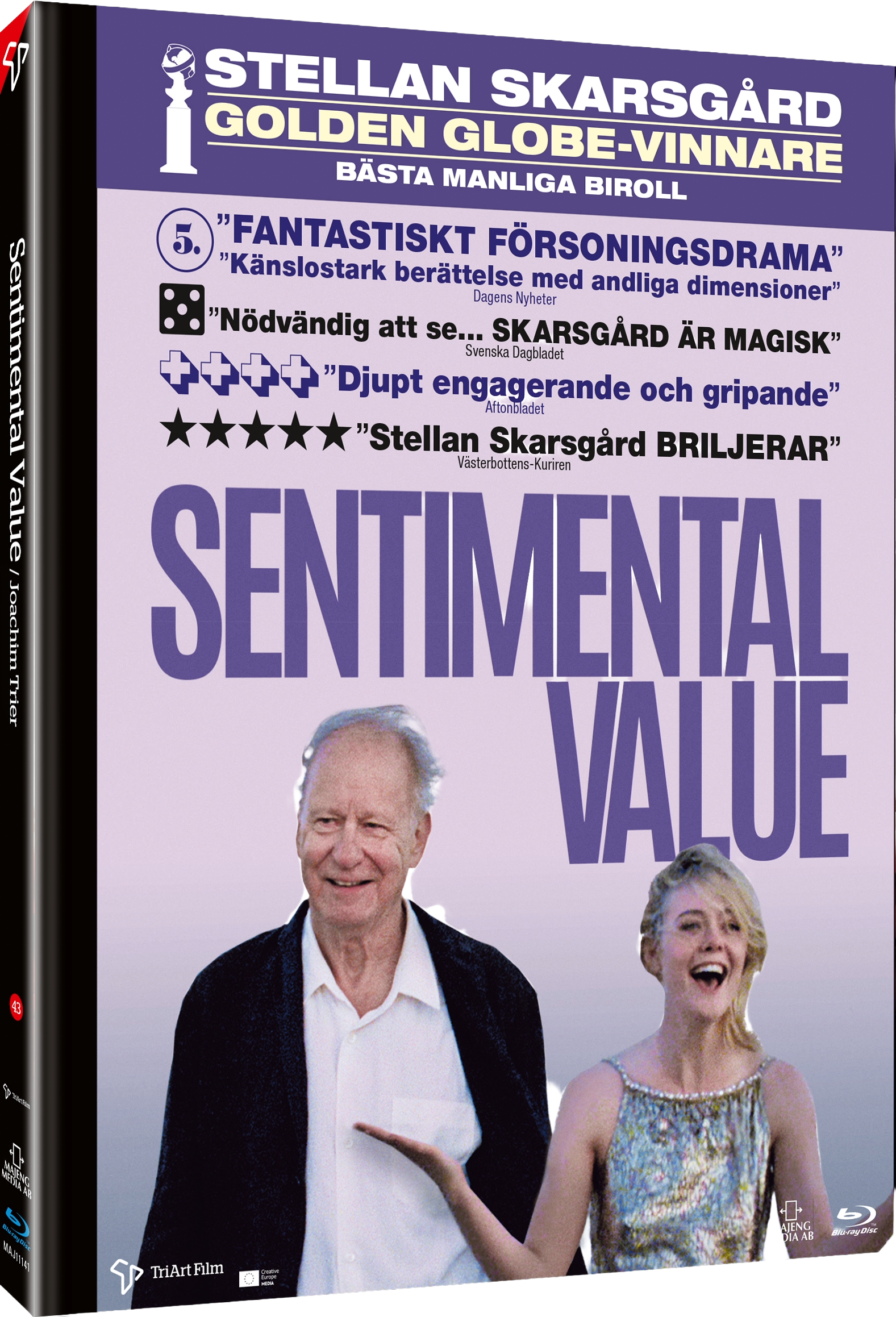 Sentimental Value BD Bokomslag Booklet - Merch-Shop - Majeng Media AB