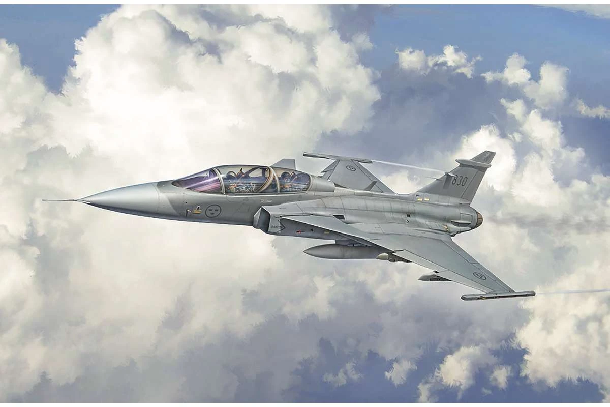 ITALERI 1:48 JAS-39D Gripen Twin Seater - Robbis Hobby Shop