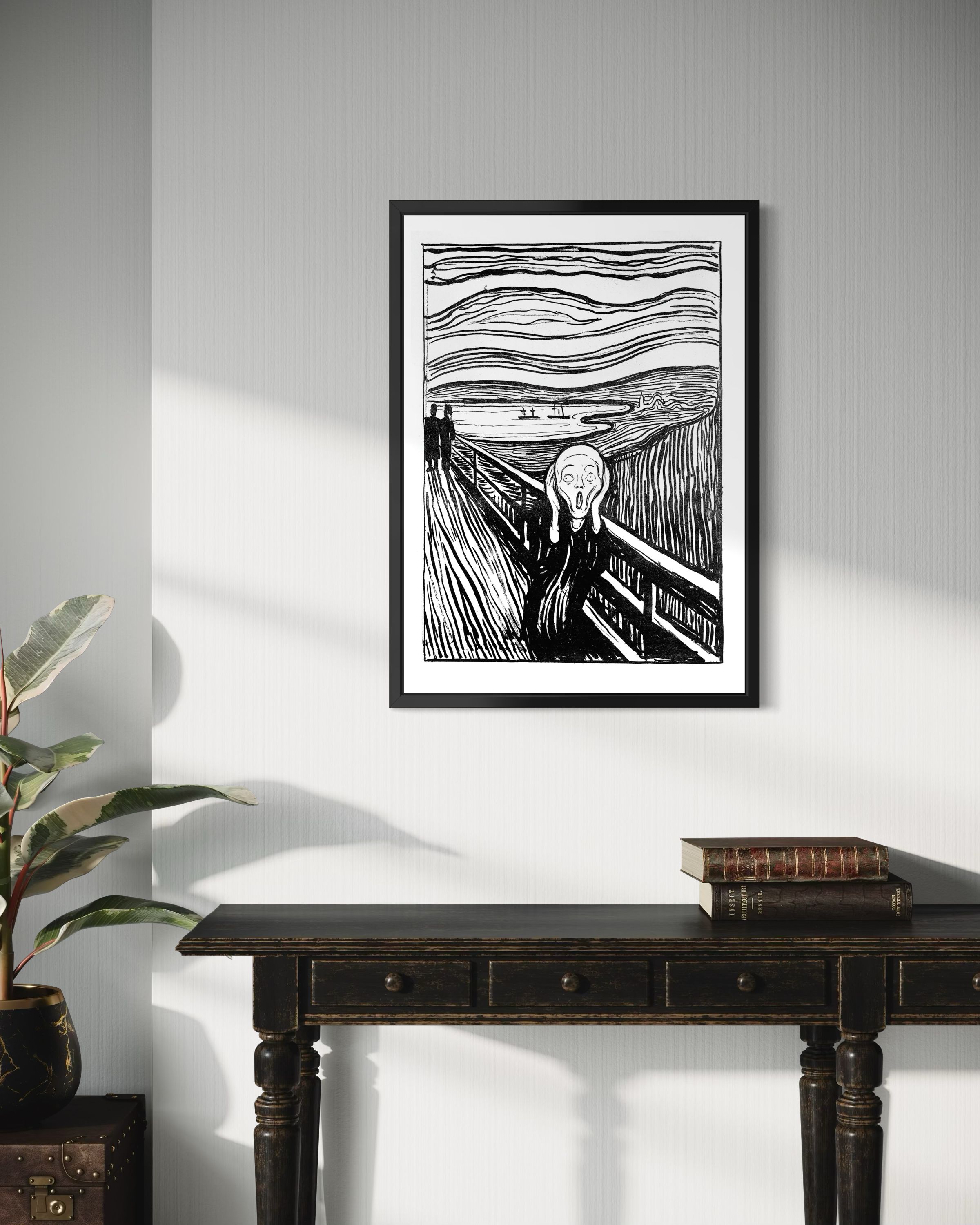 Edvard Munch - The Scream - Poster - Crooked Arts