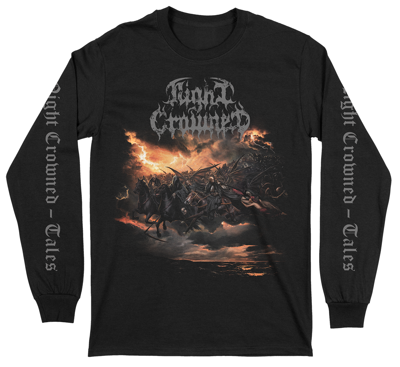 NIGHT CROWNED - Tales Longsleeve - TRUST NO ONE RECORDINGS