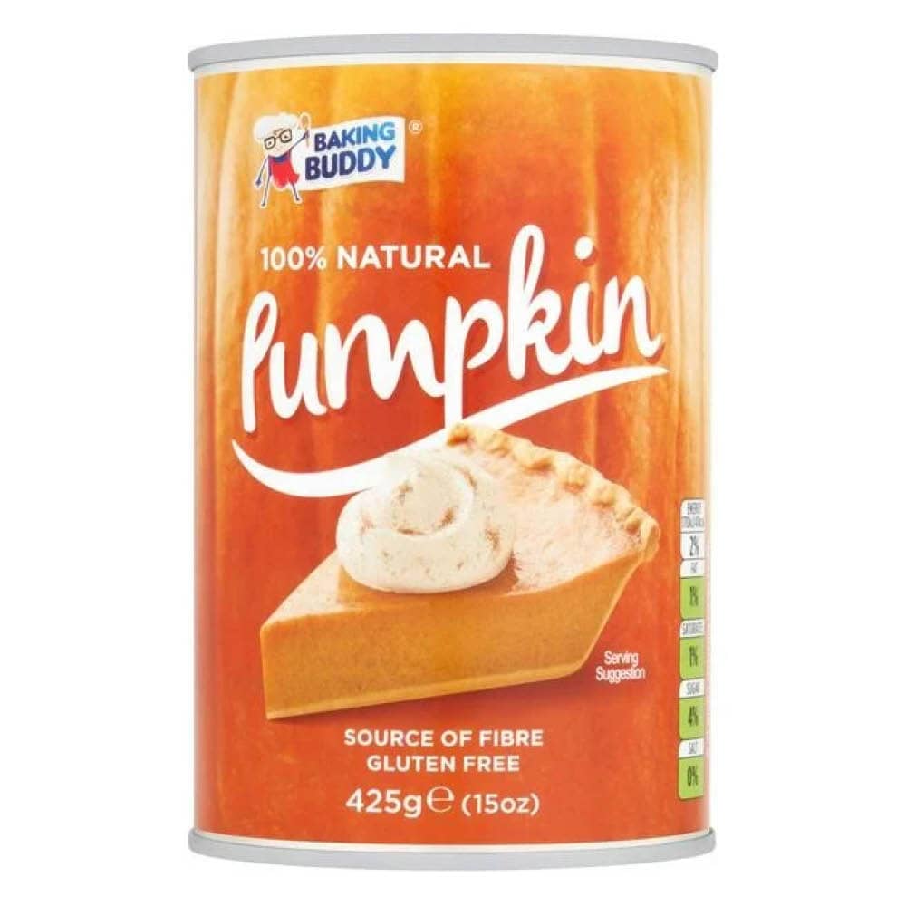 Baking Buddy 100% Natural Pumpkin Puree 425g - Tasty America ...