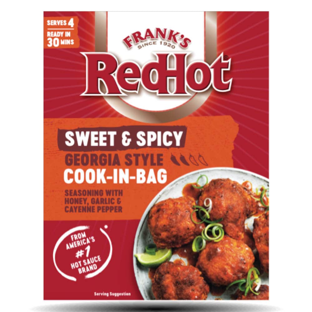 Frank´s RedHot Sweet & Spicy Georgia Style Cook-In-Bag Seasoning 25g ...