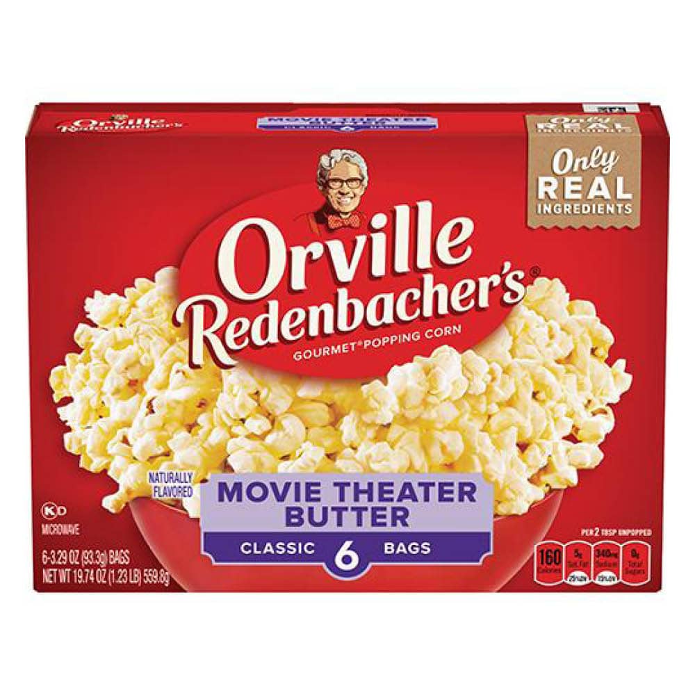Orville Redenbacher's Movie Theater Butter Popcorn 279g - Tasty America ...