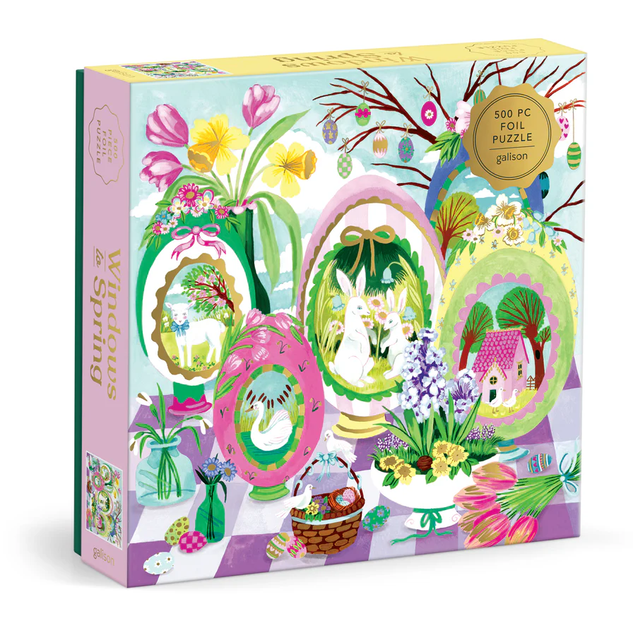 Windows To Spring 500 Piece Foil Puzzle - paperme.se