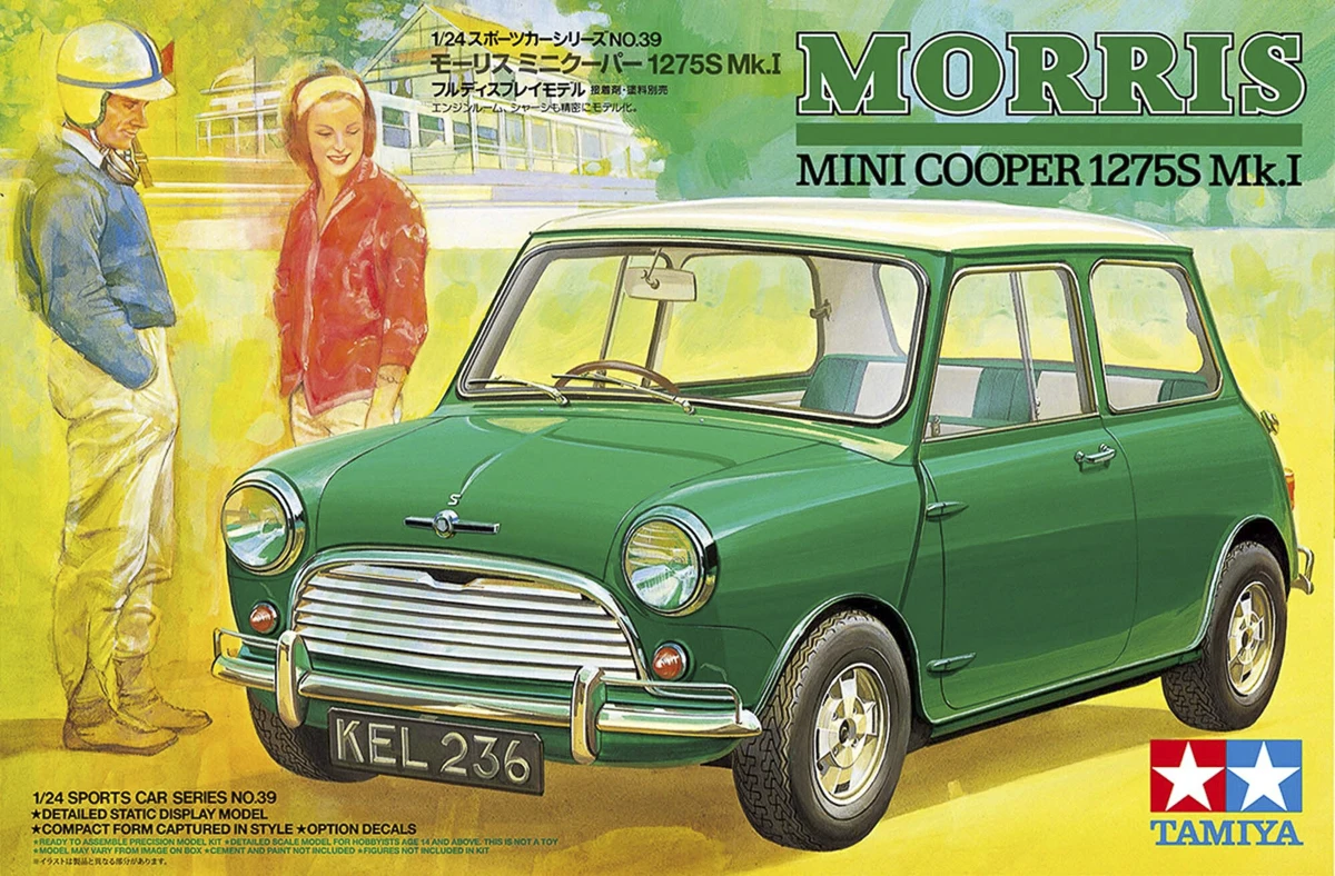 Tamiya 24039 Morris Mini Cooper 1275S Mk.I 1/24 - Habo Hobby