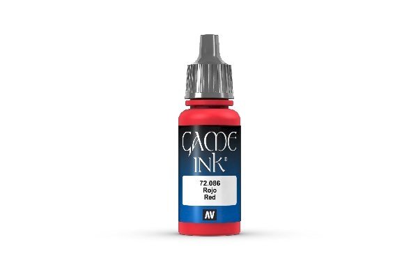 Vallejo 72086 Red 18ml (Game Ink) - Habo Hobby