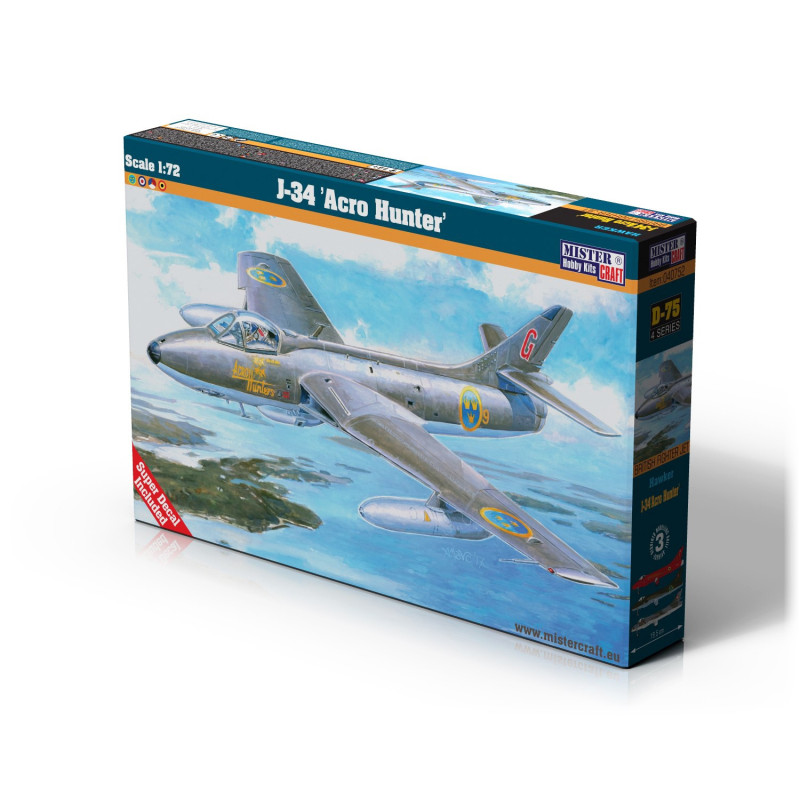 J-34 Acro Hunter 1:72 Starter Set - Toysforever