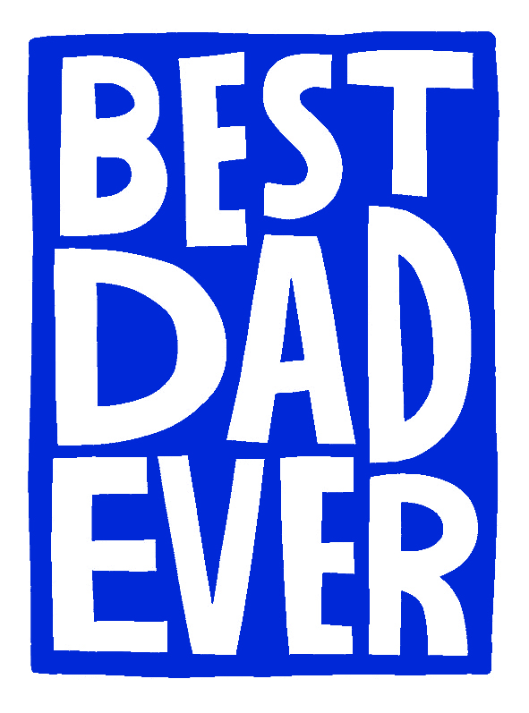 Tiny But Mighty Best Dad Ever Text Card - paperme.se