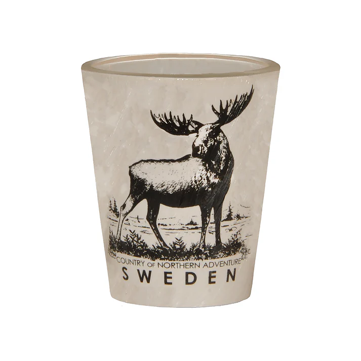 Shot Glass Sweden Moose