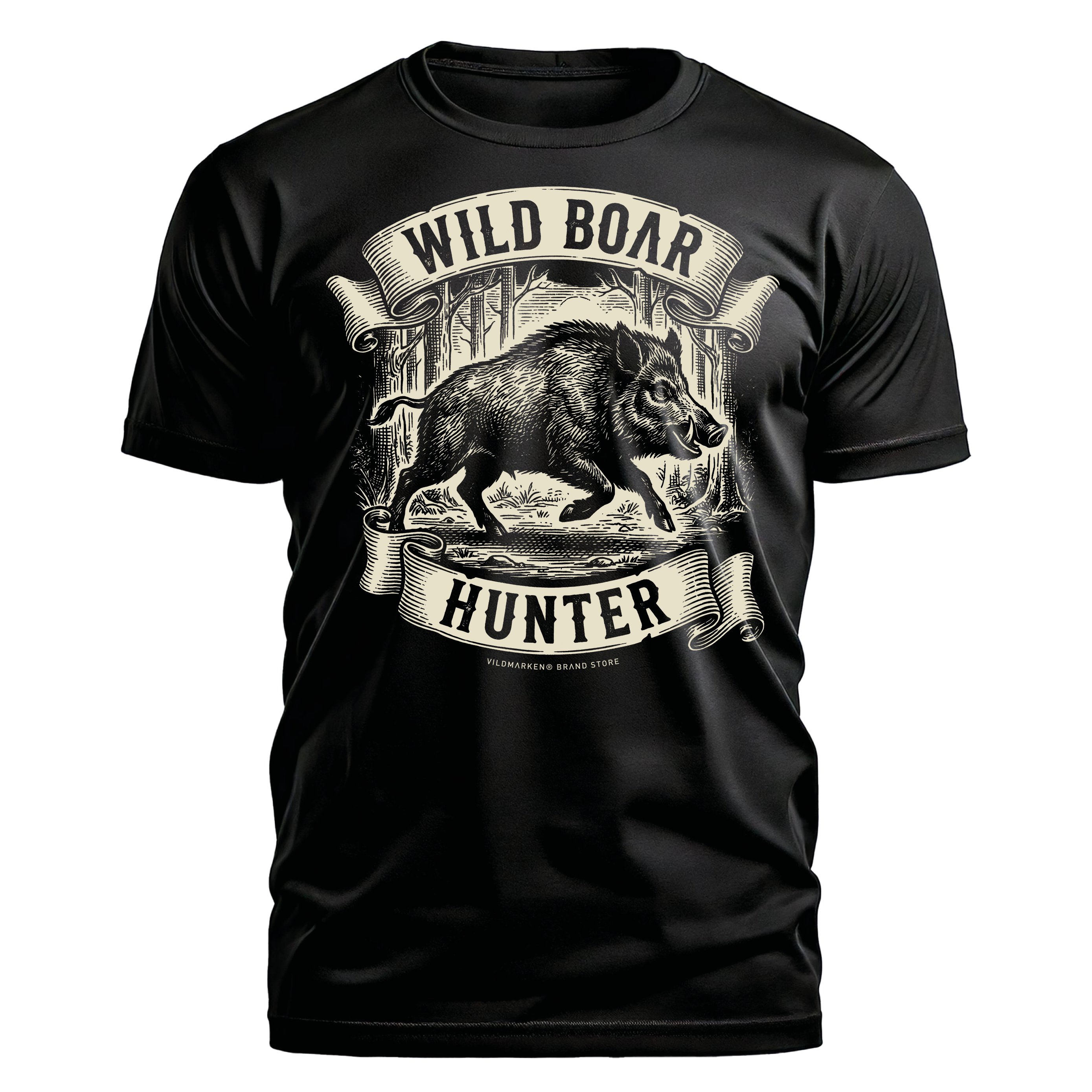 Wild Boar Hunter t-shirt - VILDMARKEN® Brand Store