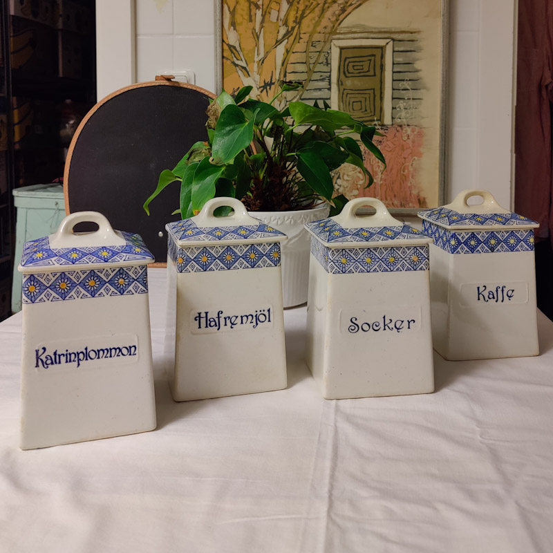 Speceriburkar INGRID från Gustafsberg Online