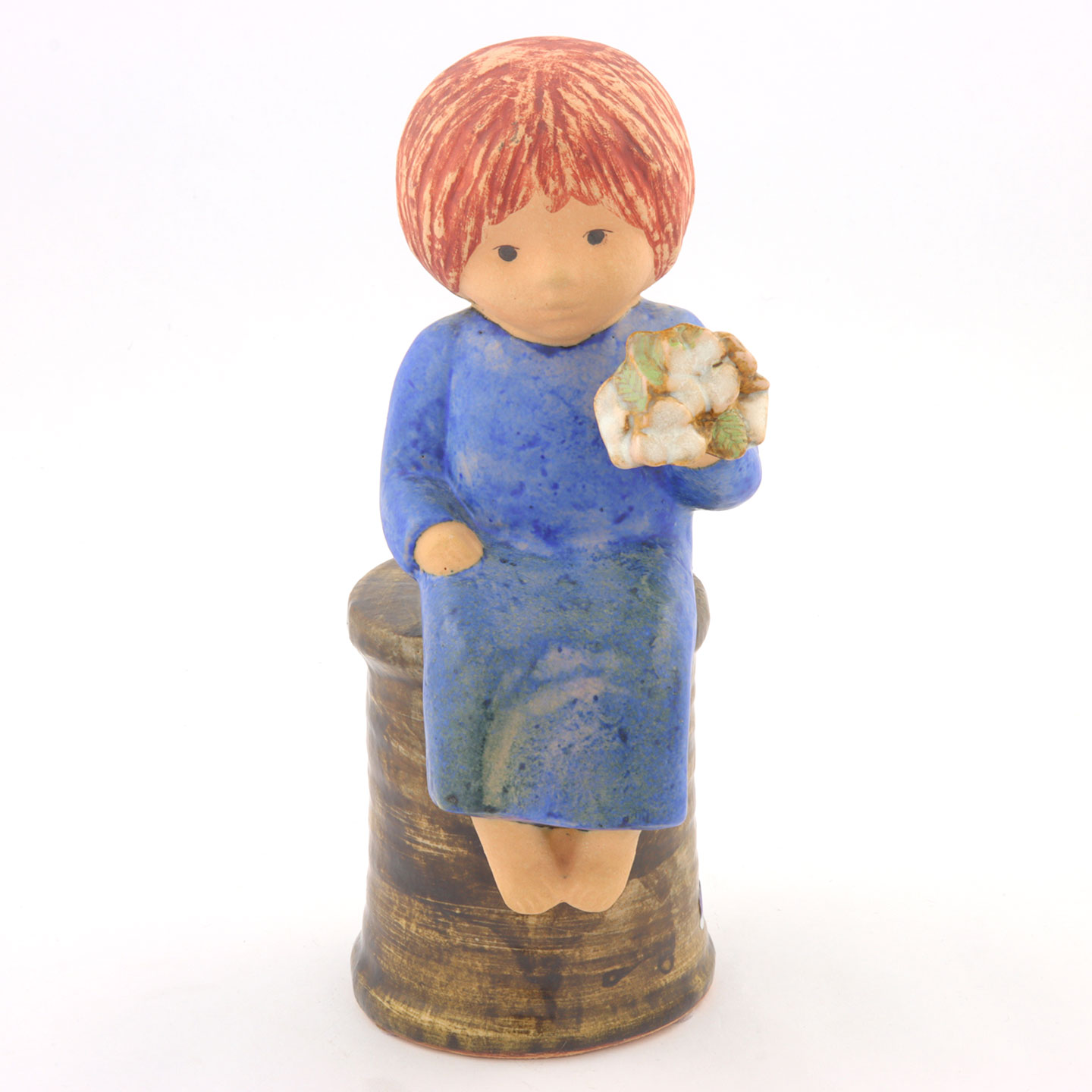 Lisa Larson (Sculptures 1977) Fantastic Flower Girl 22 cm (4)