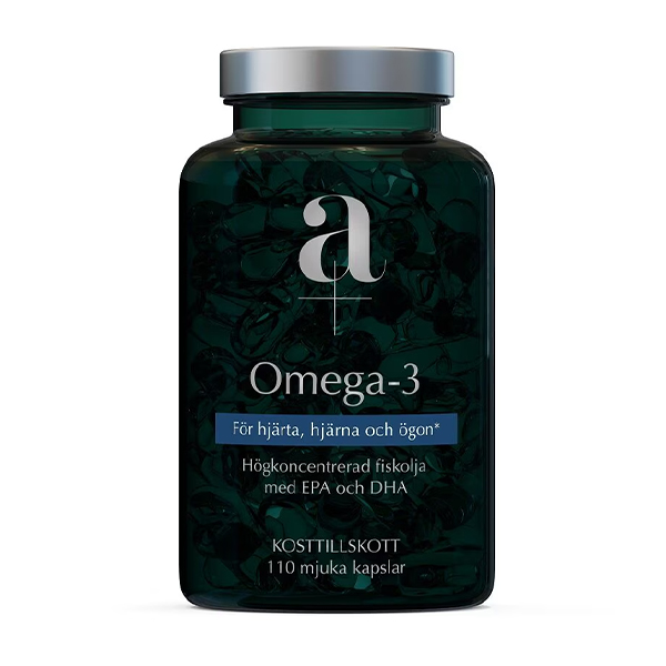 Fiskolja Omega-3 A+ 110 kapslar - Min Hälsobutik